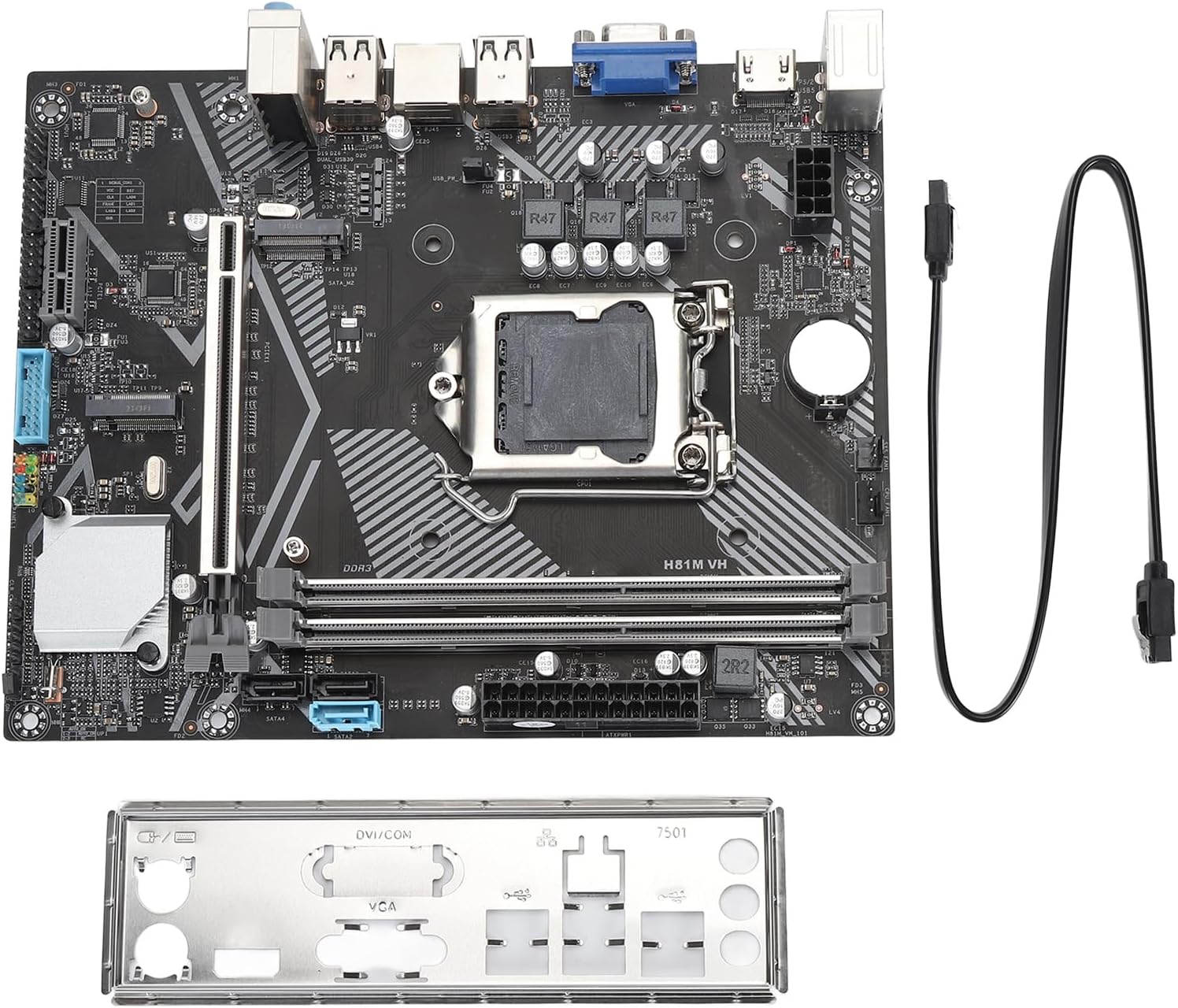 DDR3 Computer Mainboard, H81M VH DDR3 USB2.0 SATA3.0 LGA1150 Support M ...