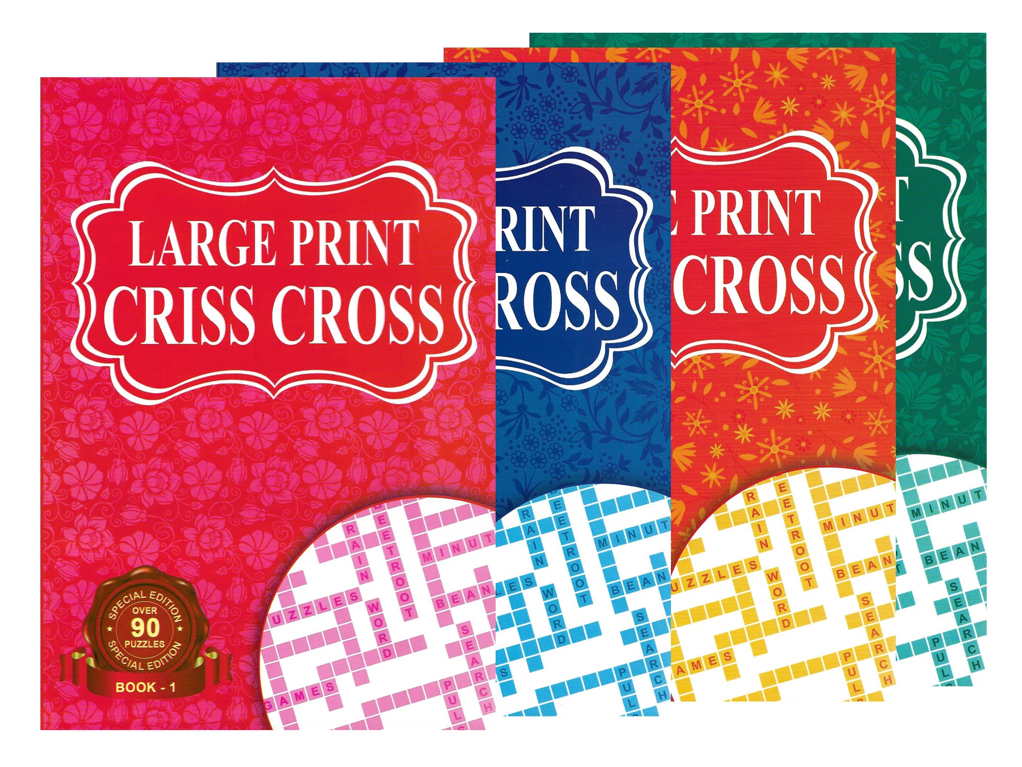 WF Graham Large Print A5 Criss Cross Puzzle Books for Adults and Teens ...