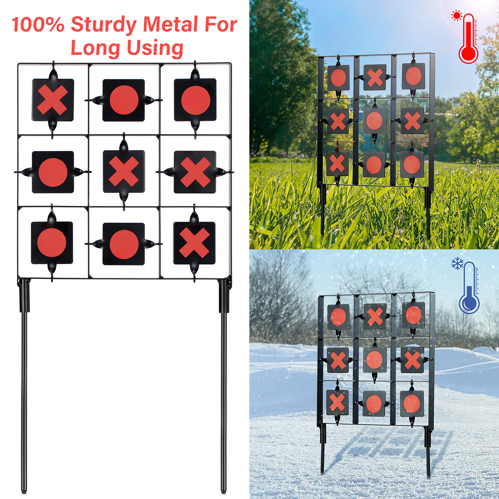 Snapklik.com : Spinning Airsoft Target, 18"x9", Pellet Gun Targets, Air ...