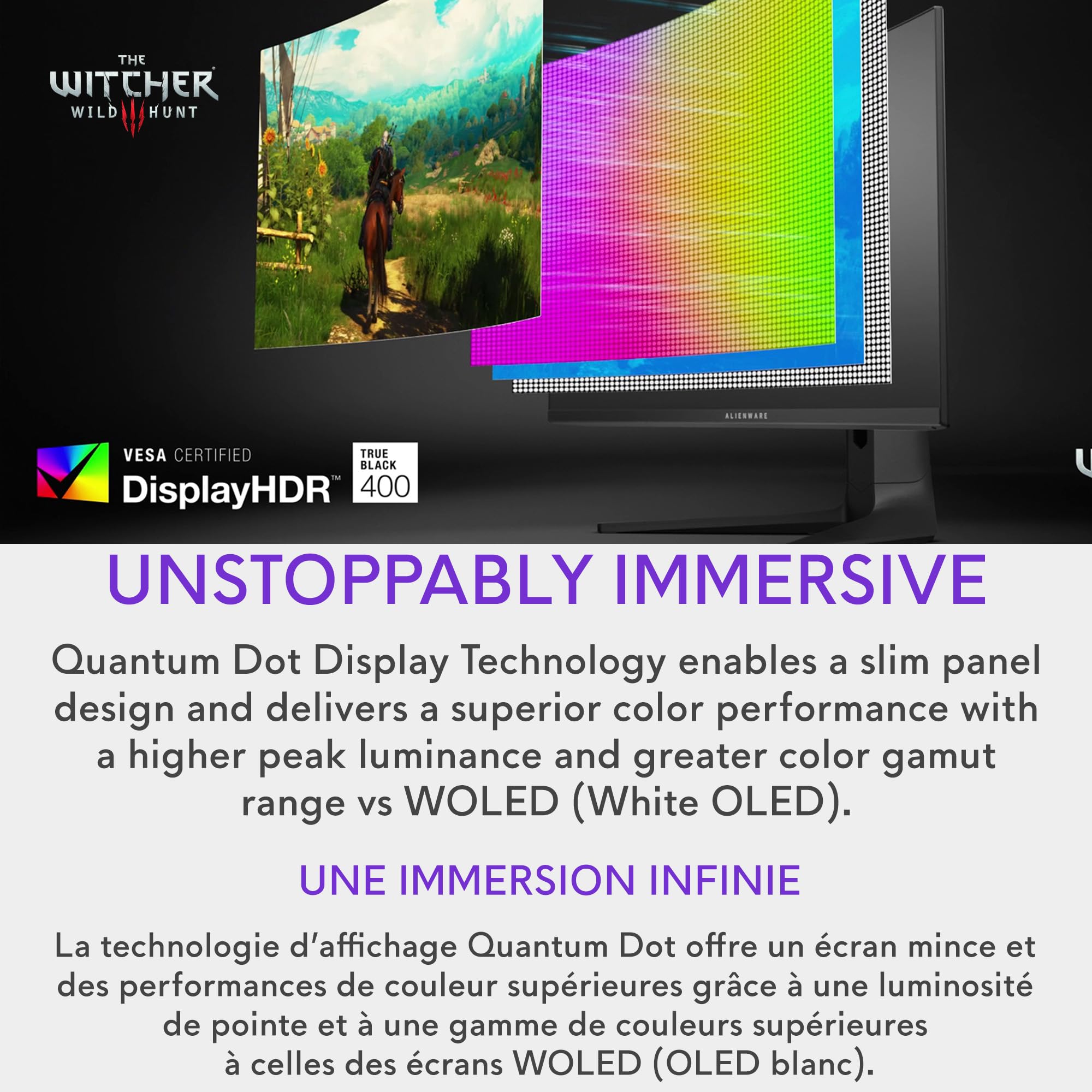 Snapklik.com : Alienware AW3423DWF Curved QD-OLED Gaming Monitor 34 ...