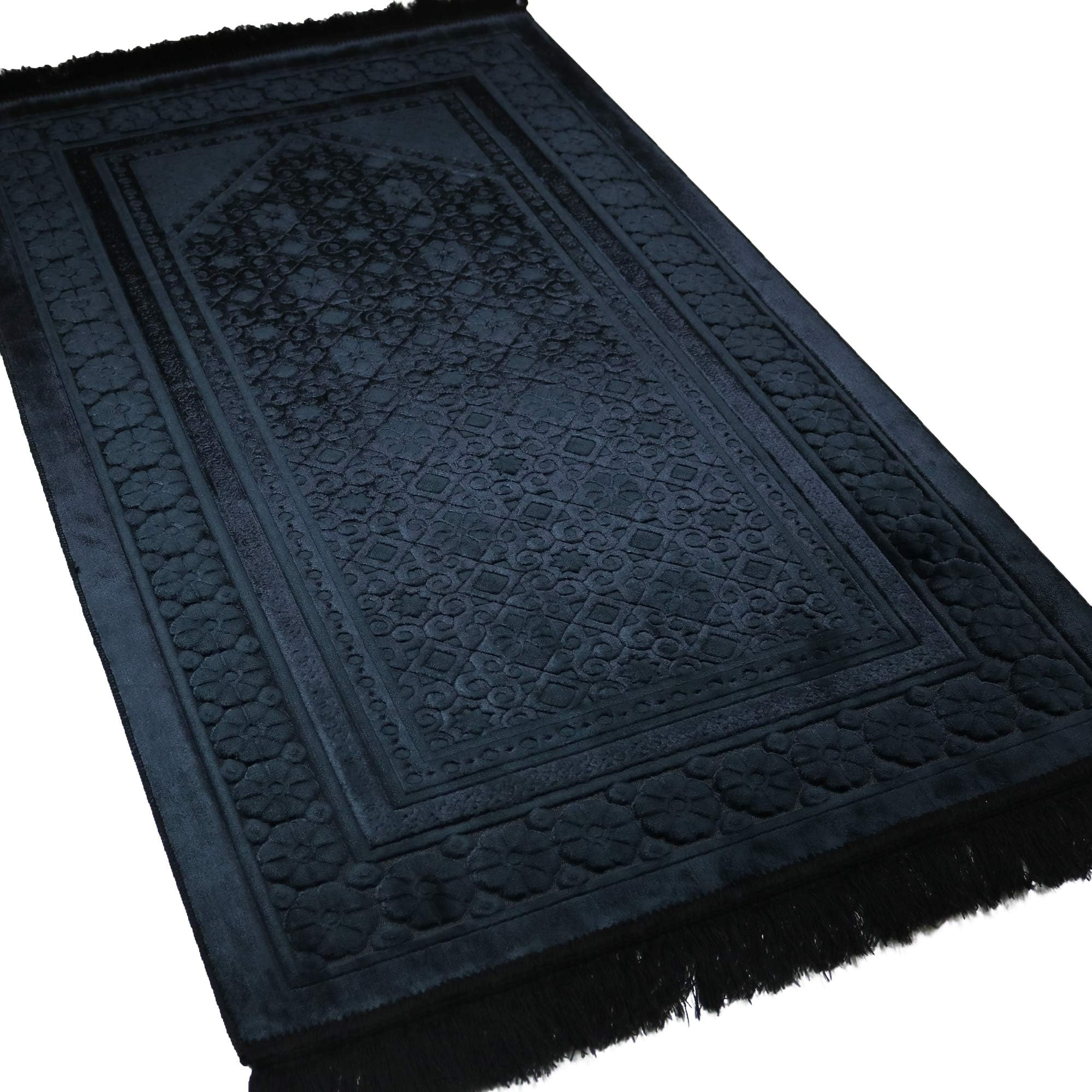 Amazon.com: Modefa Turkish Islamic Prayer Rug - Chenille Praying Mat ...