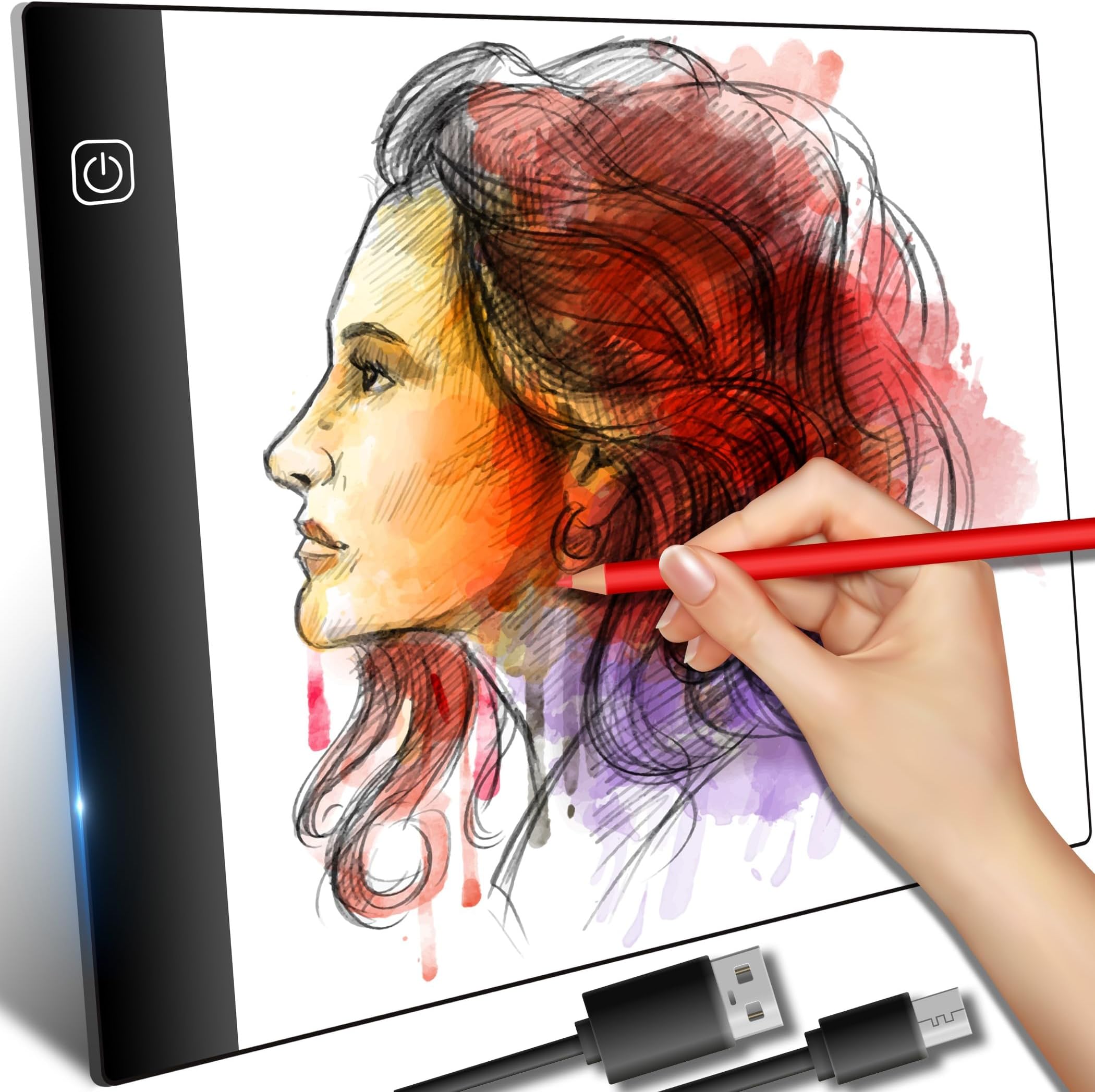 Amazon.de: DIY Drawing Tracing Pad Optisches Bild Zeichenbrett Optische ...