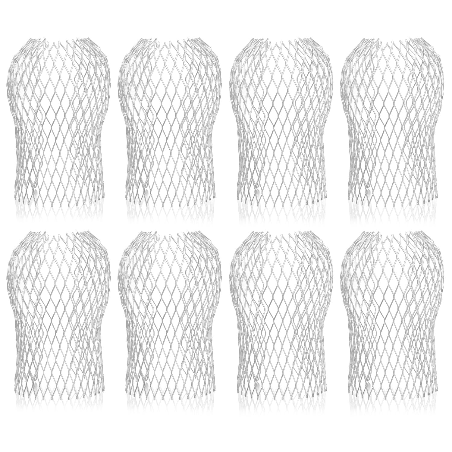 Gutter Guard,8 Pcs Gutter Guard 3 Inch Flexible Aluminum Filter ...