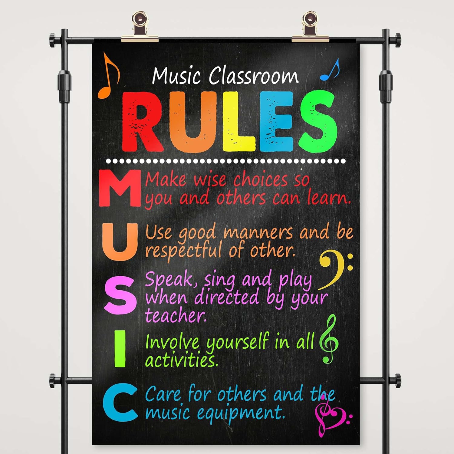 Minitowz Music Classroom Rules Posters for Elements Australia | Ubuy