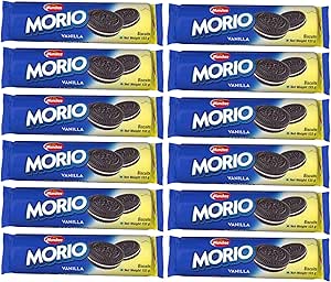 Munchee Morio Biscuits Vanilla 133g Pack of 12 : Amazon.co.uk: Grocery