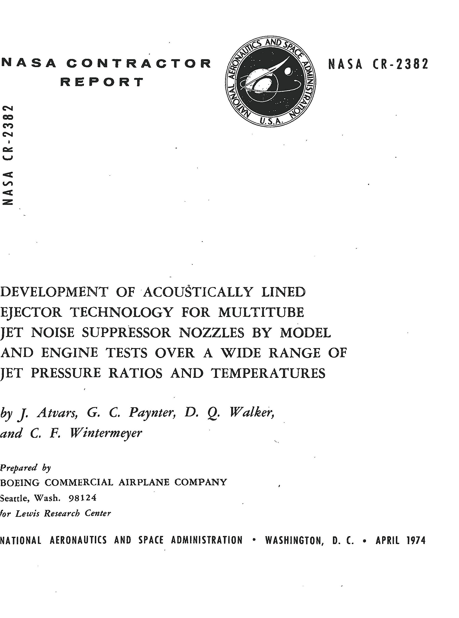 Buy Development of acoustically lined ejector technology for multitube ...