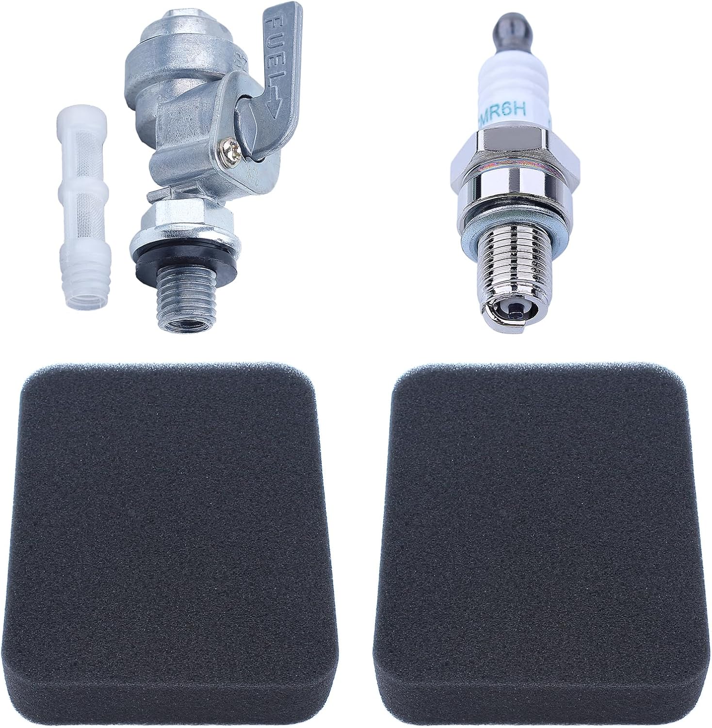 Amazon.com: AUMEL Air Filter Spark Plug Kit Replace for 17211-899-000 ...