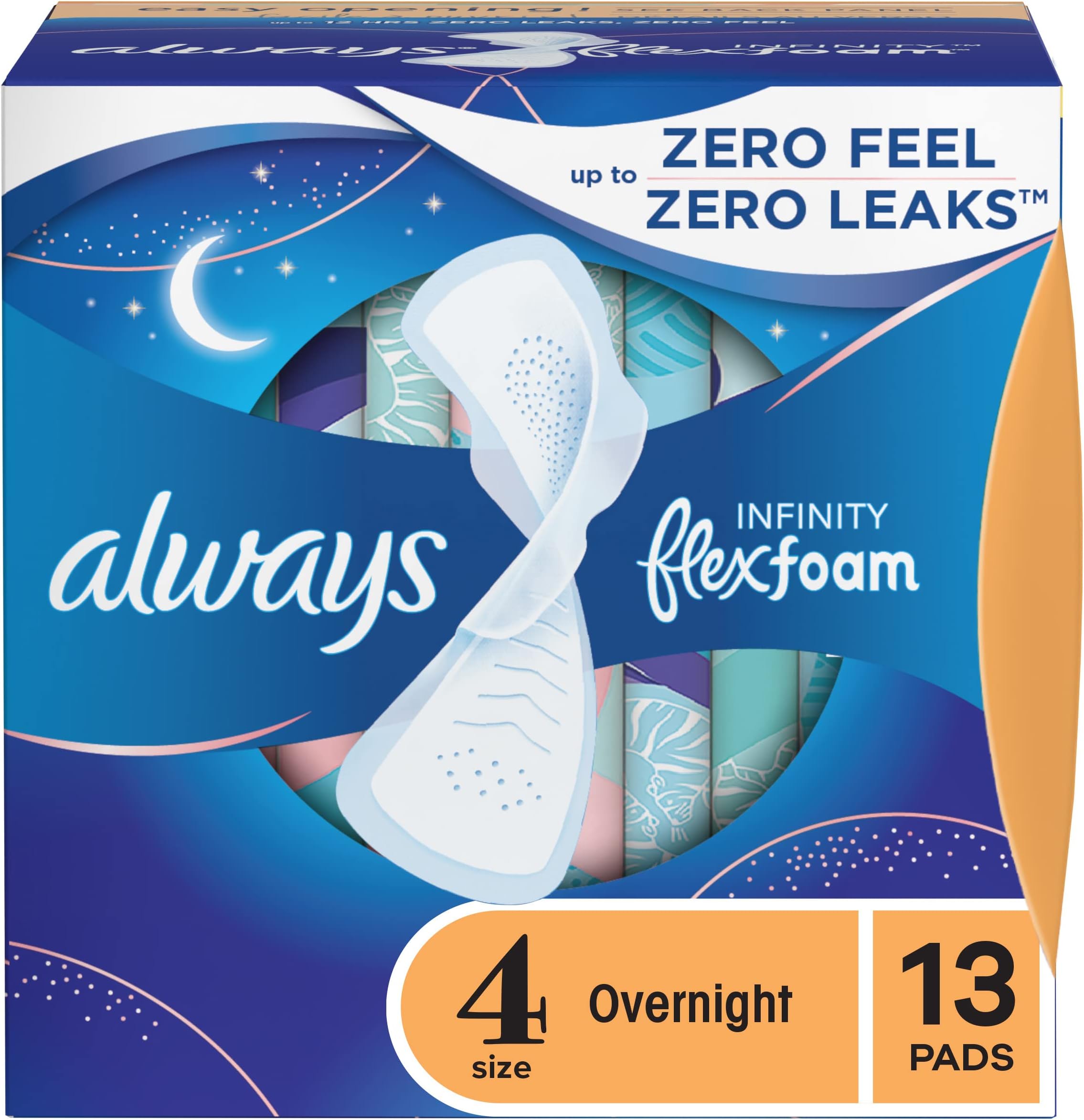 Amazon.com: Always, Maxi Pads for Women, Size 2, Long Super Absorbency ...