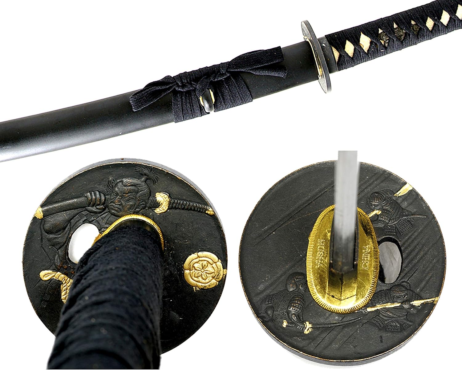 Amazon.com : Musha Hand Forged Samurai Sword Katana 1045 Carbon Steel ...