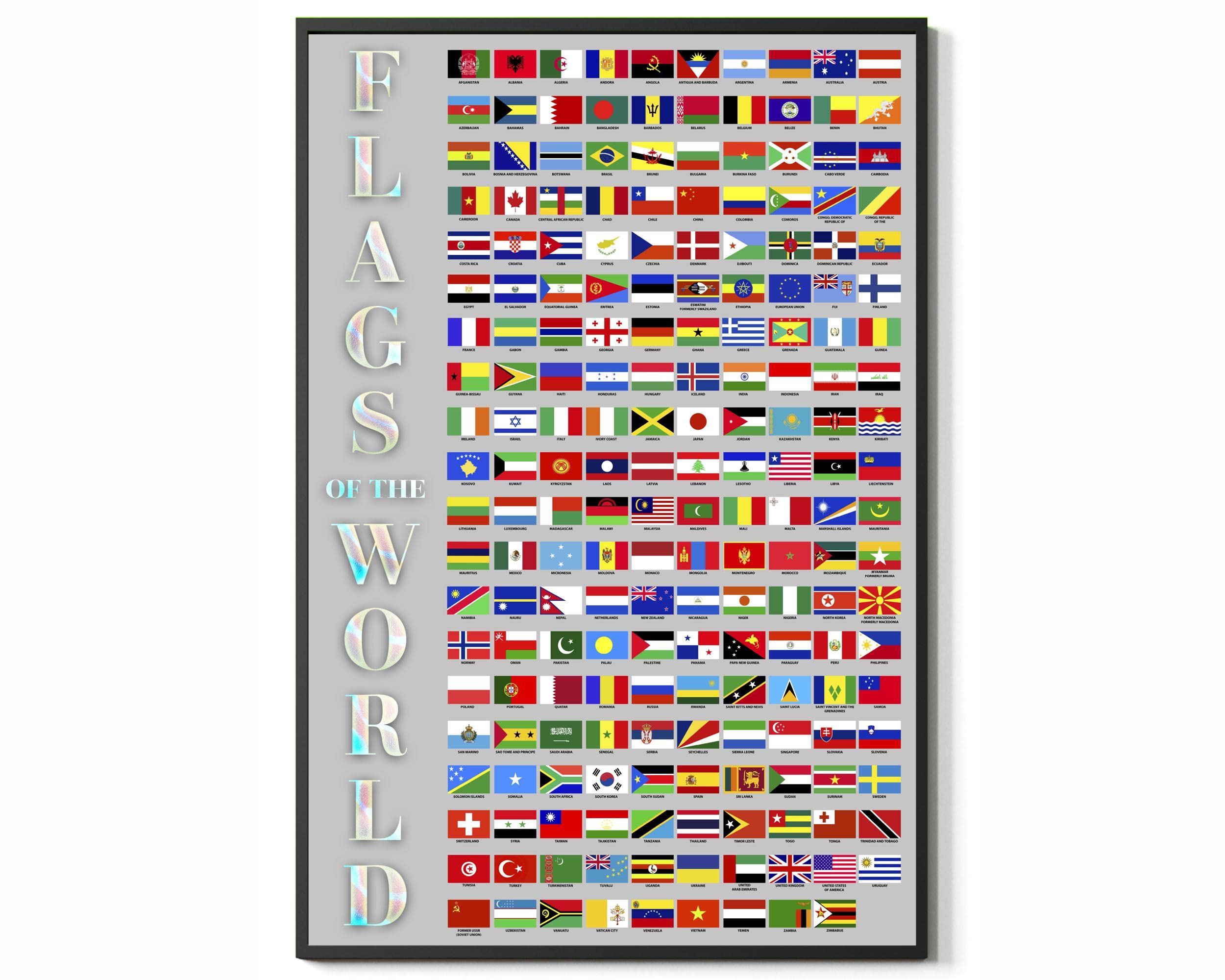 Buy s of The World Reference Chart National Countries Country Symbol ...