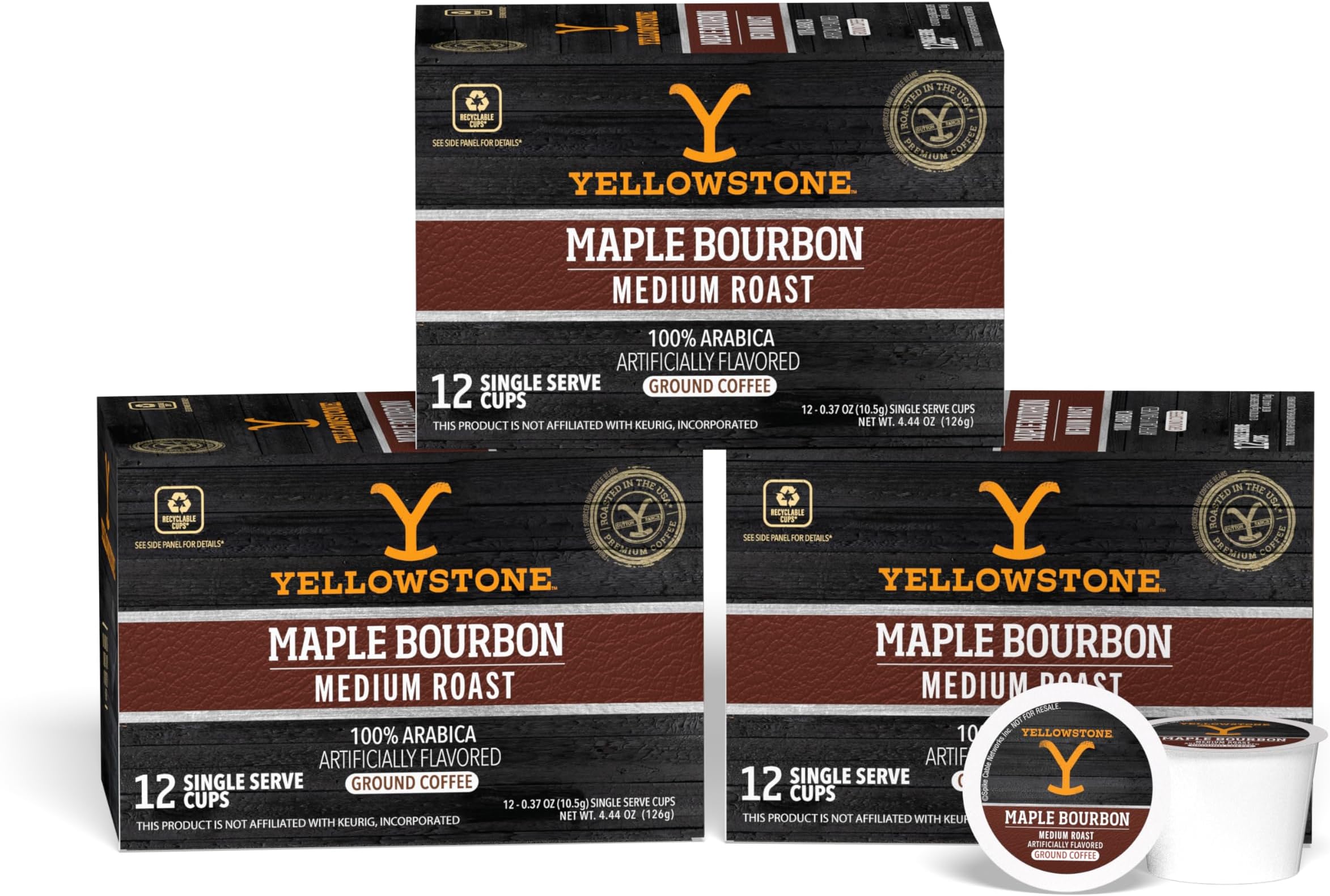 Amazon.com: New Jim Beam Bourbon Vanilla Single Serve Coffee Cups - 10 ...