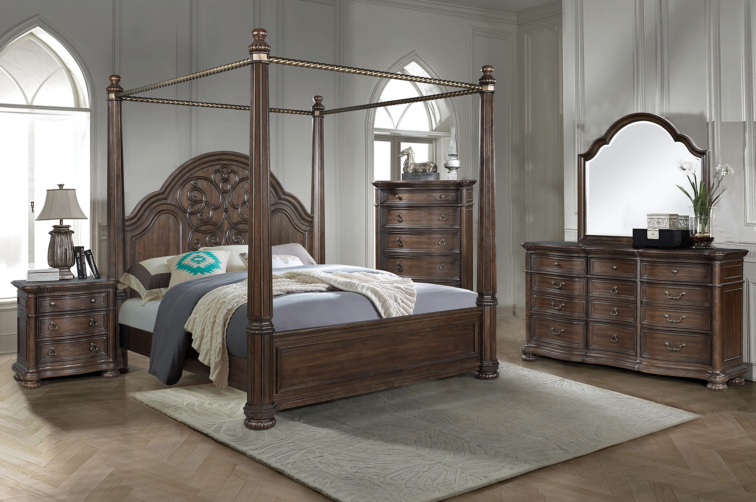 Tuscan Style Canopy Beds 17th Century Italian Iron Bed | Gregorius