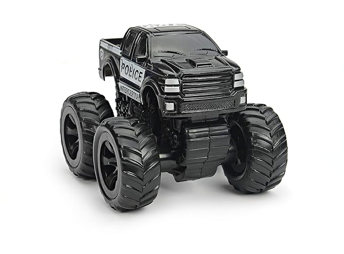 Monsto Police Pickup Truck Monster Truck Truck (4X4 Police Car Monster ...