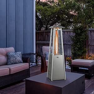 Amazon.com: Tangkula Portable Patio Heater, 10,000 BTU Outdoor Tabletop Heater with Stainless ...