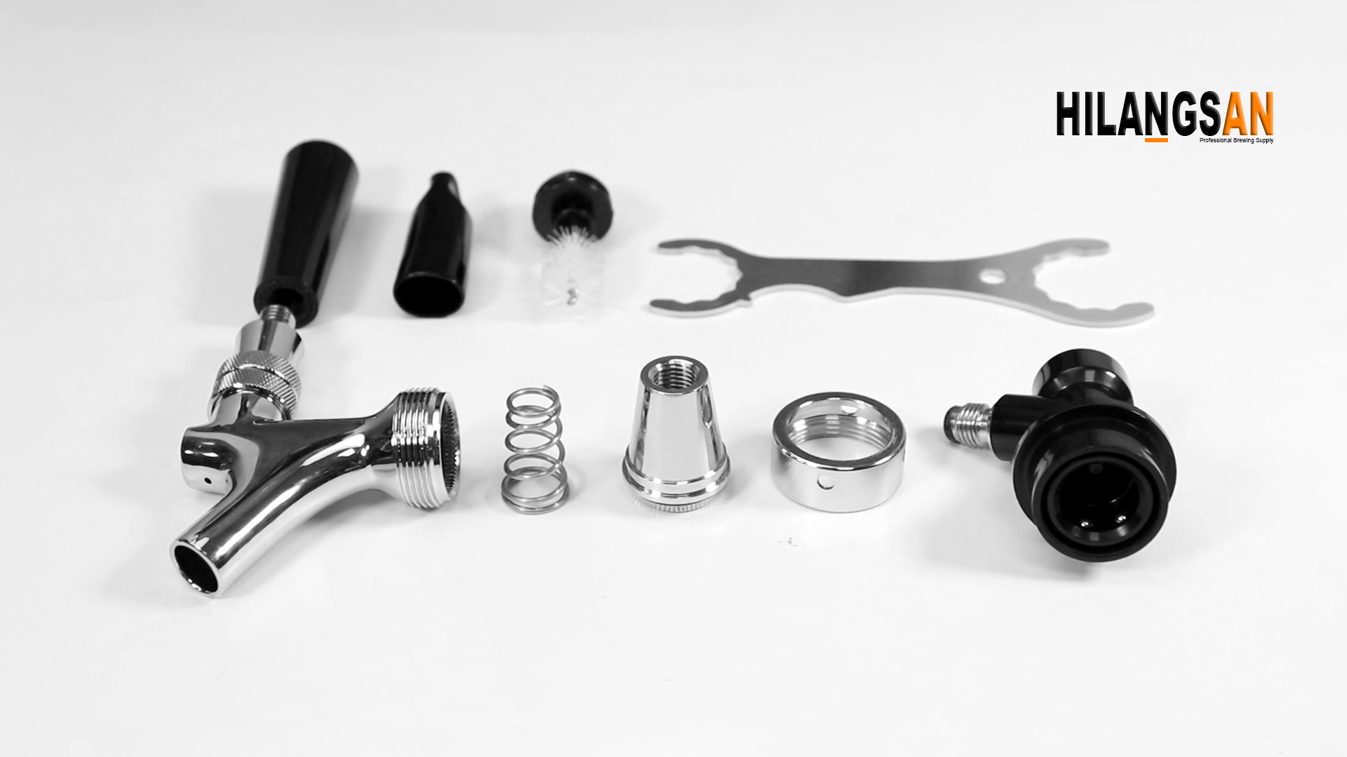 Watch How to install the self-closing beer faucet to ball lock keg on ...