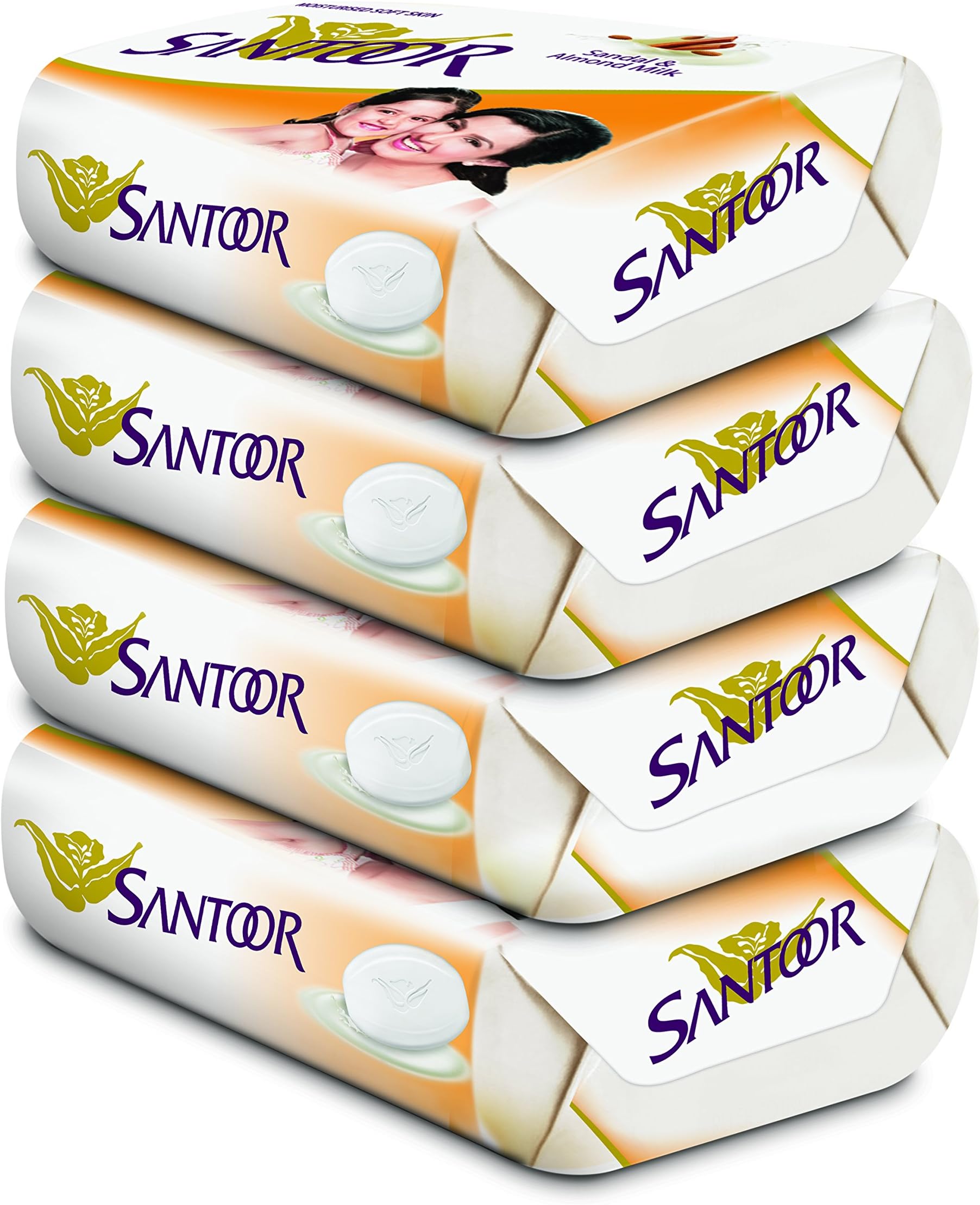 Buy Santoor Soap - Sandal and Turmeric, 100g Pack Online at Low Prices ...