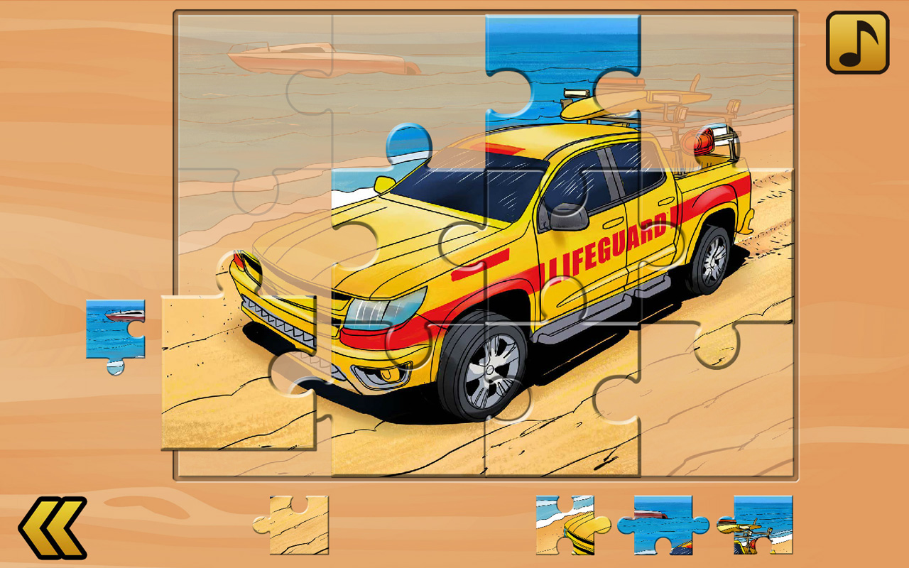 Kids Vehicles: Emergency - Police, Fire & Rescue Lite + puzzle ...