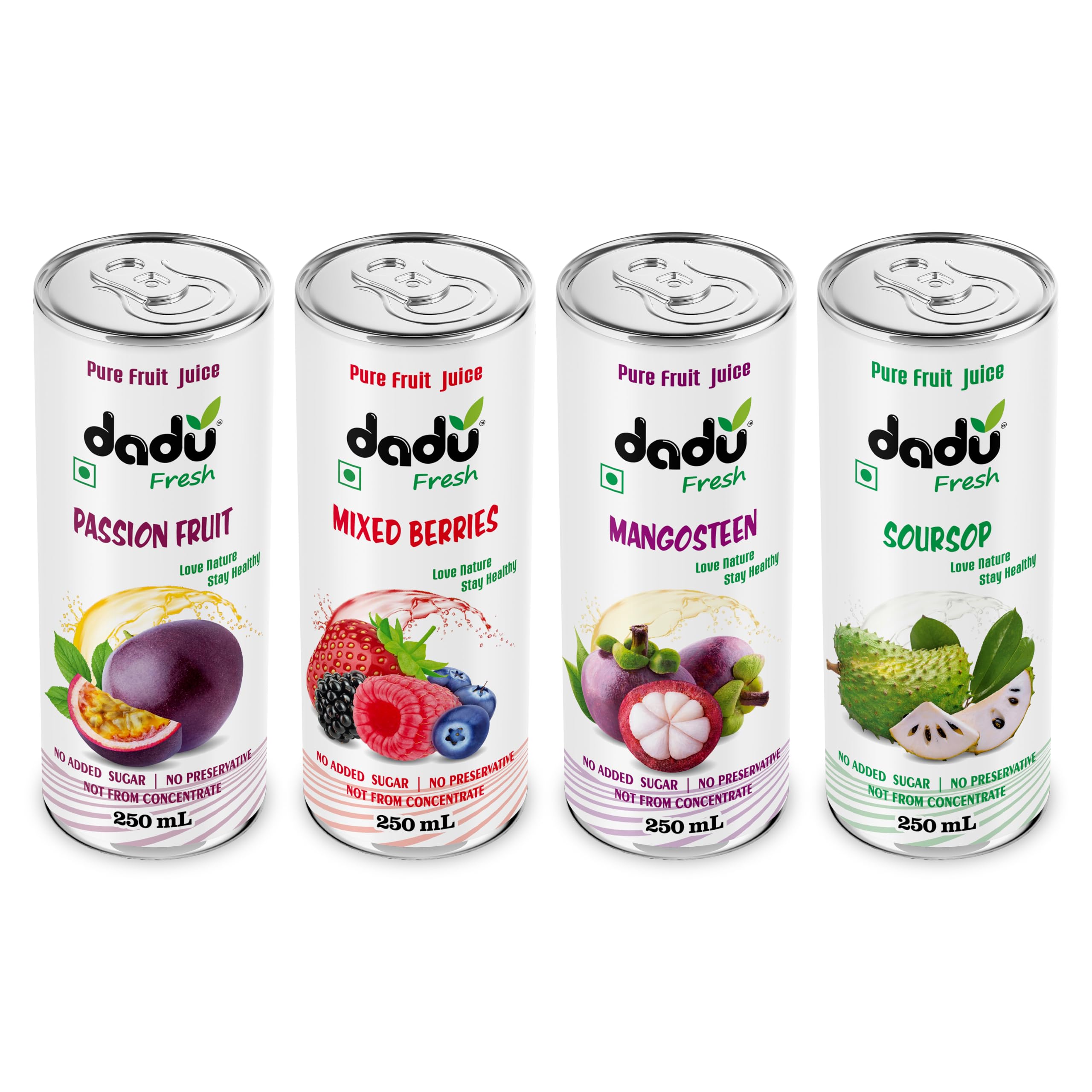 Dadu Fresh Soursop Juice, Passion Fruit Juice, Mixed Berries Juice ...