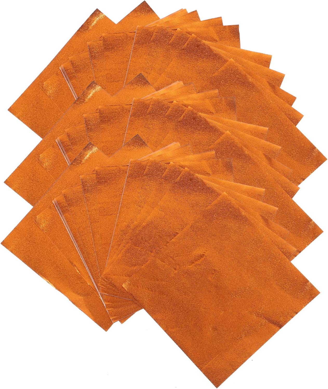 UPKOCH 300pcs Chocolate Wrappers Orange Chocolate Foil Wrapping Paper ...