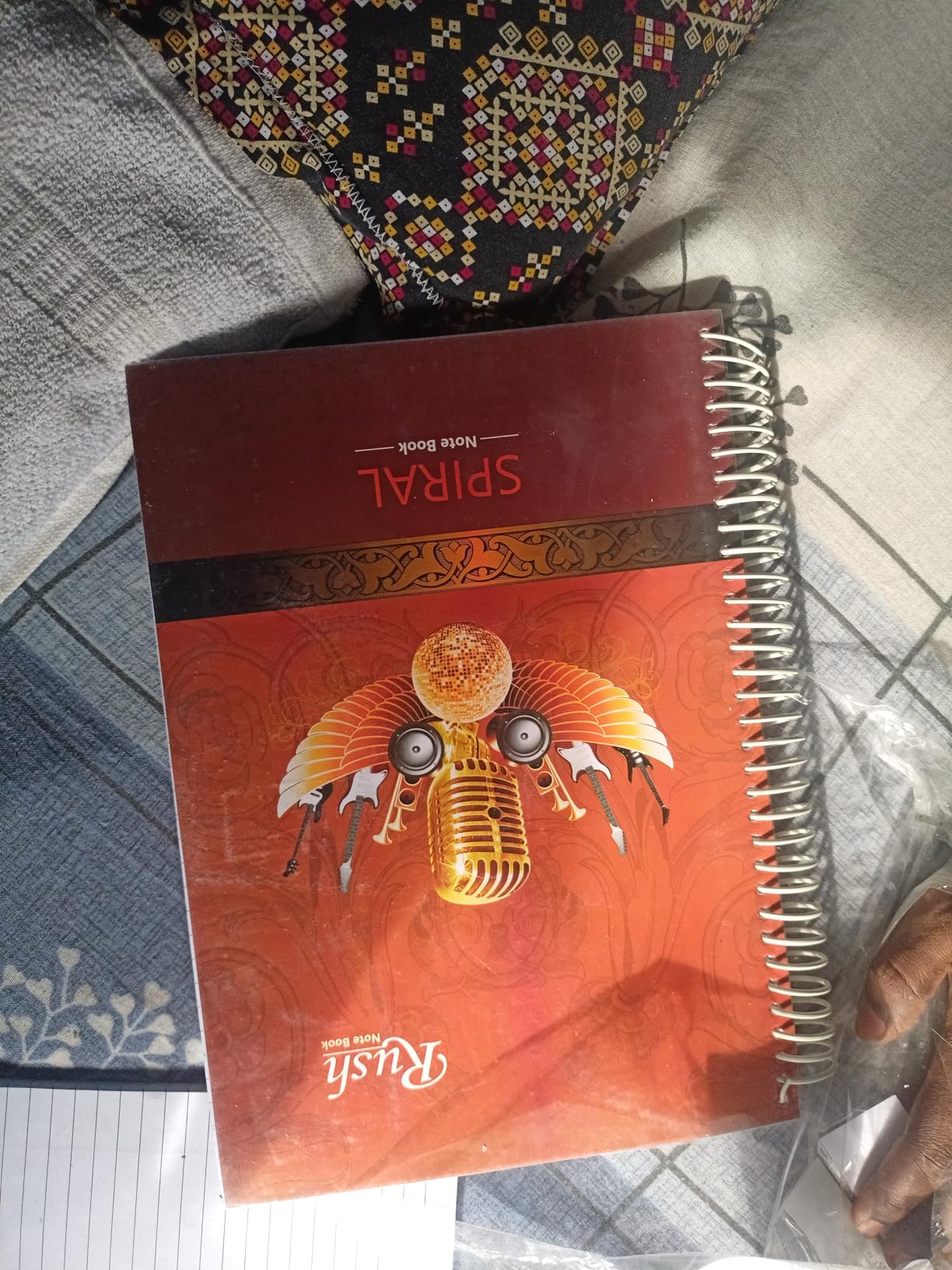 Rush 200 Pages Premium A4 size Spiral Notebook Unruled - Unruled Note ...