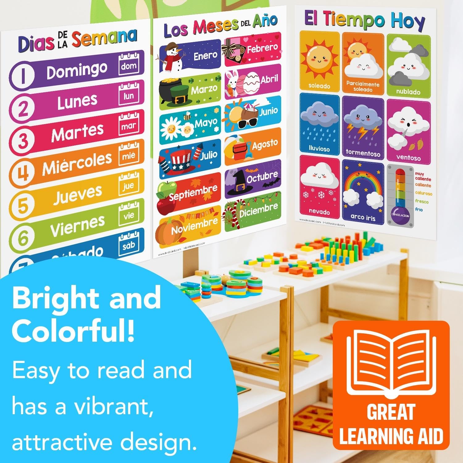 Snapklik.com : Formas Spanish Chart For Preschool To Gradeschool Kids ...
