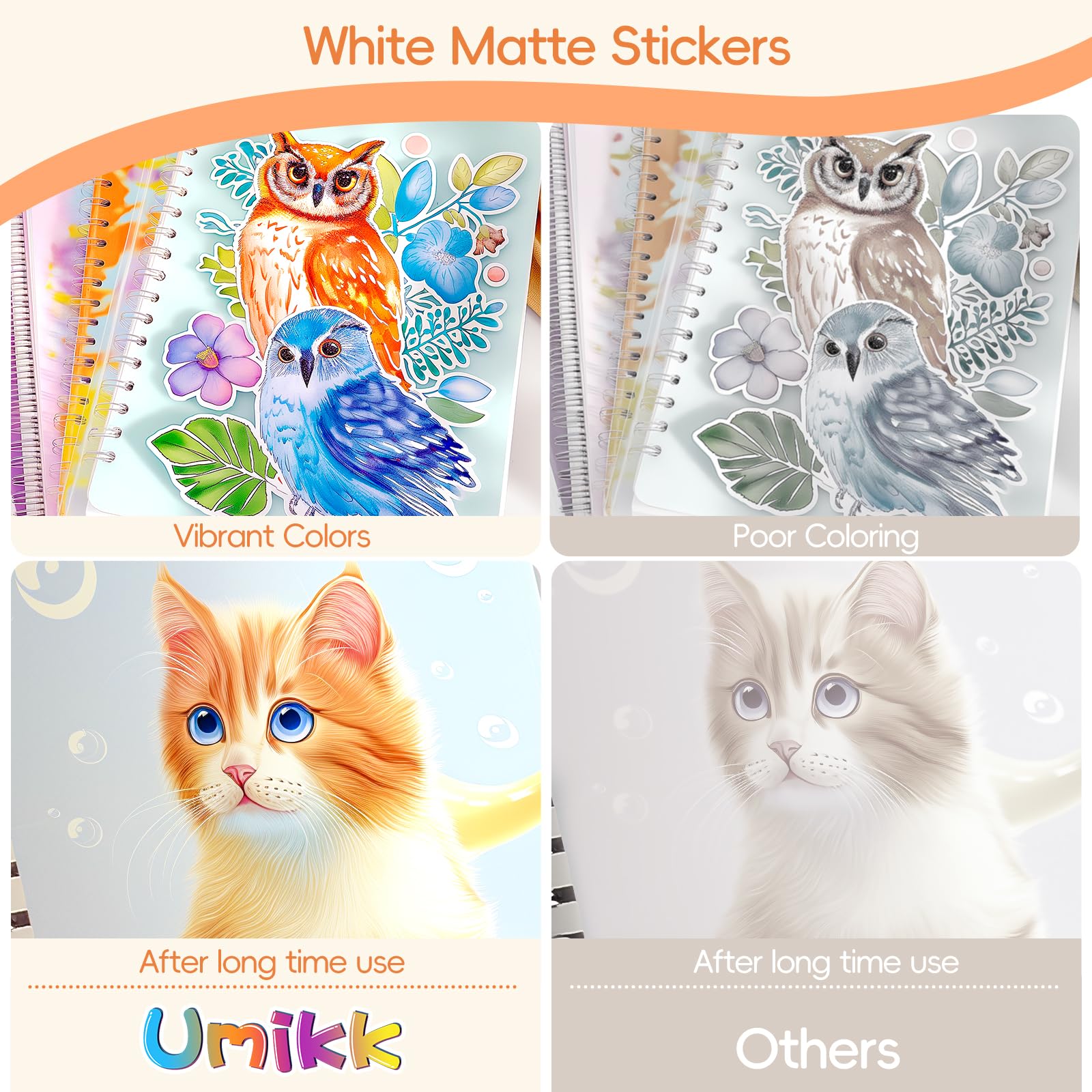 Snapklik.com : Umikk Printable Vinyl Sticker Paper - 100 Sheets