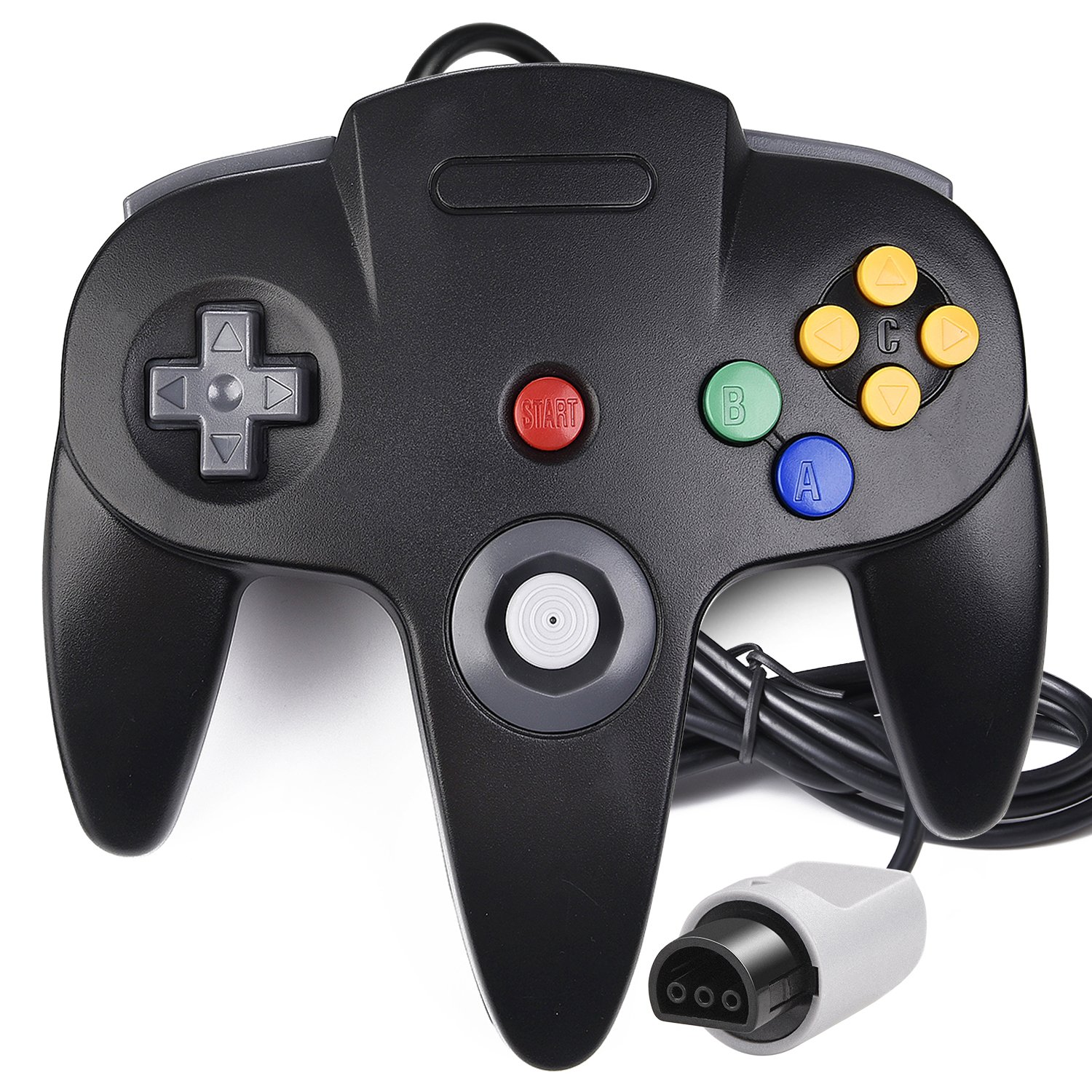 Snapklik.com : iNNEXT N64 Controller, Classic Wired N64 64-bit Gamepad ...