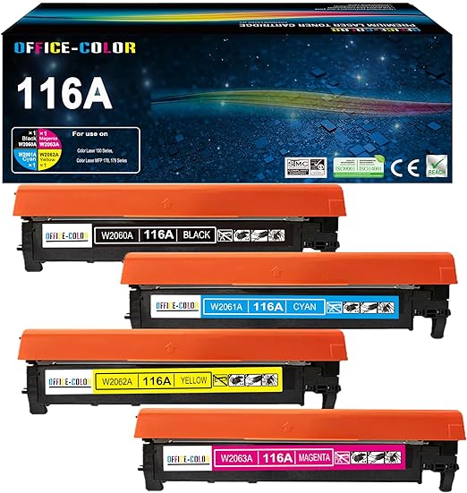 Amazon.com: 116A Toner Cartridge Set Replacement for HP 116A W2060A ...