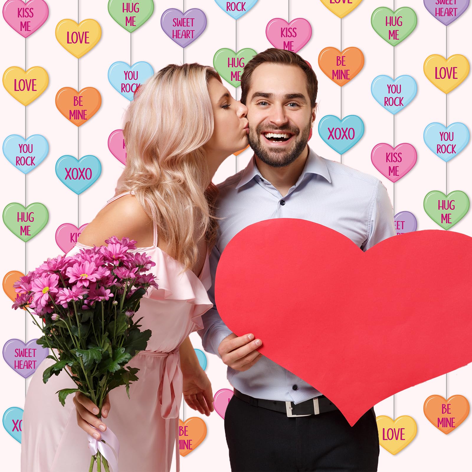 Snapklik.com : 8 Pcs Valentines Day Candy Heart Decorations Valentine ...