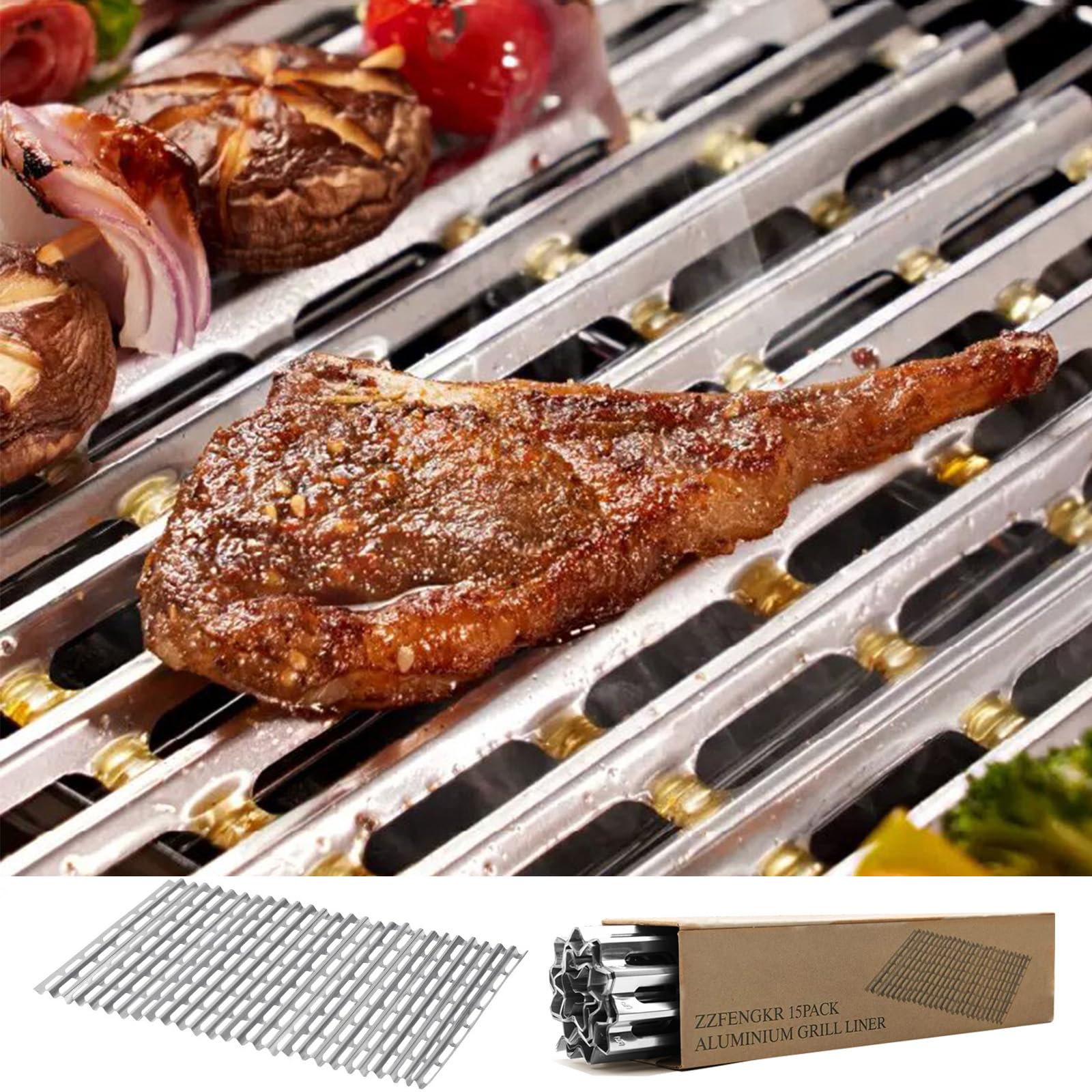 Amazon.com: 15 Pack BBQ Disposable Aluminum Liners, 12" x 17.7 ...