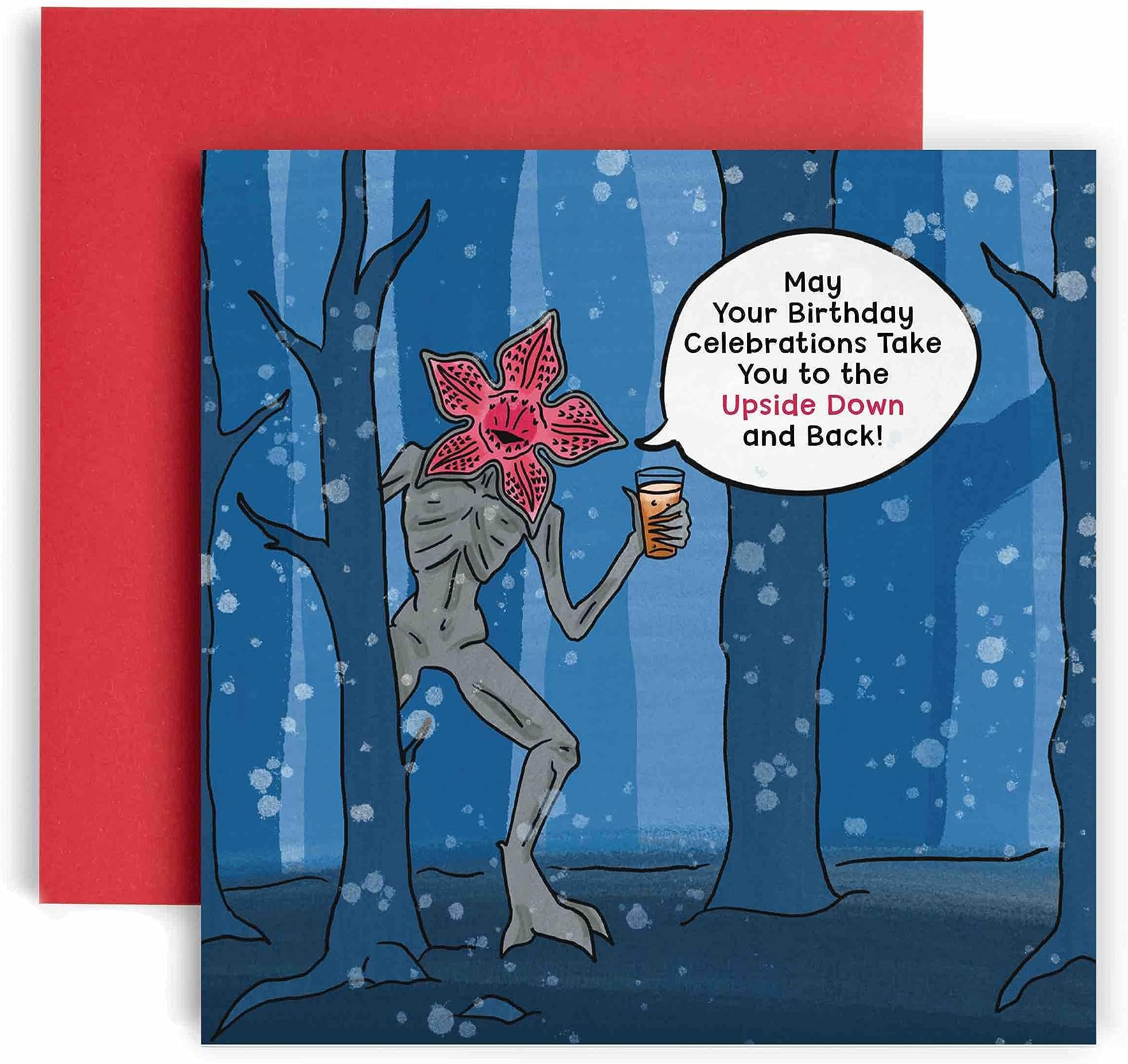 Stranger Things Inspired Birthday Card : Amazon.co.uk: Stationery ...