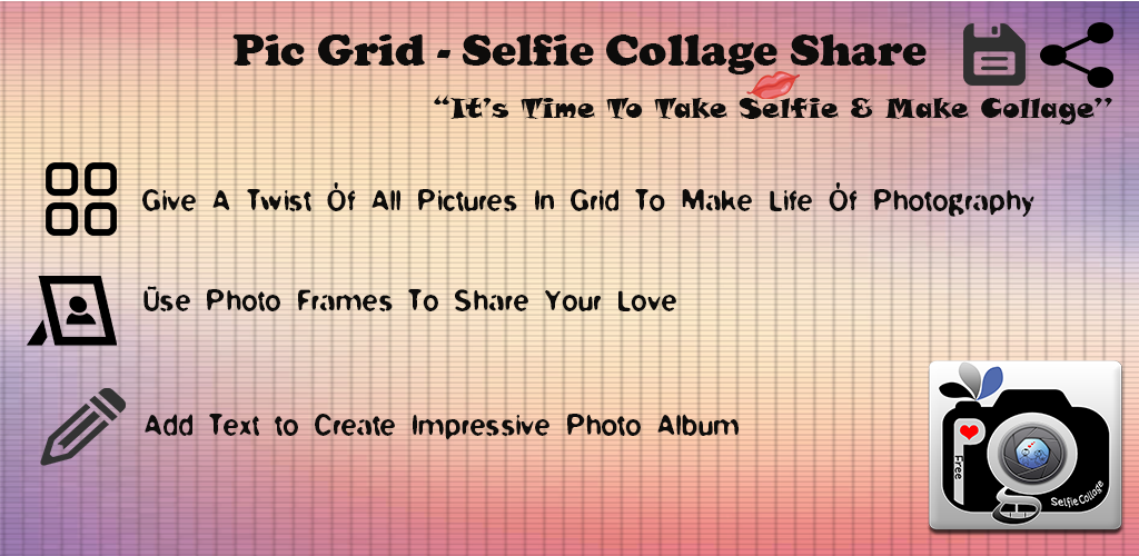 Pic Grid - Selfie Collage:Amazon.com:Appstore for Android