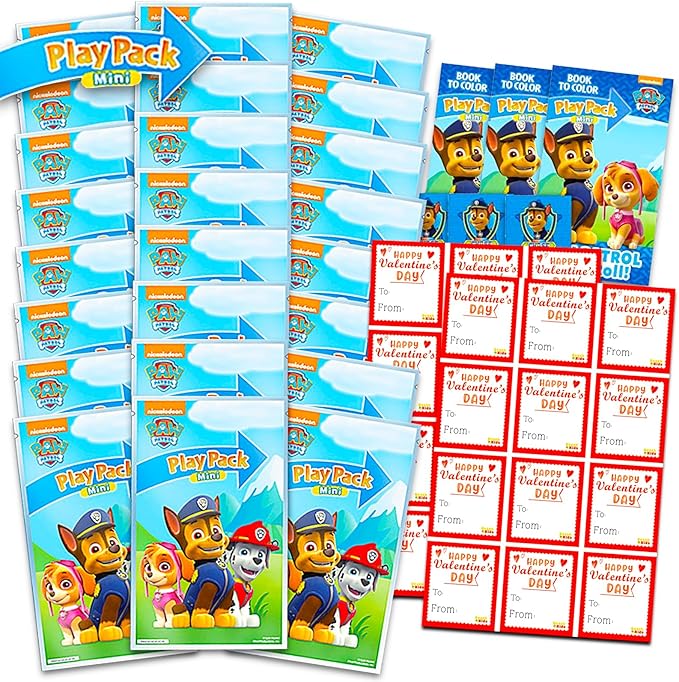 Amazon.com: Paw Patrol Party Supplies Classroom Gift Exchange Bundle ...