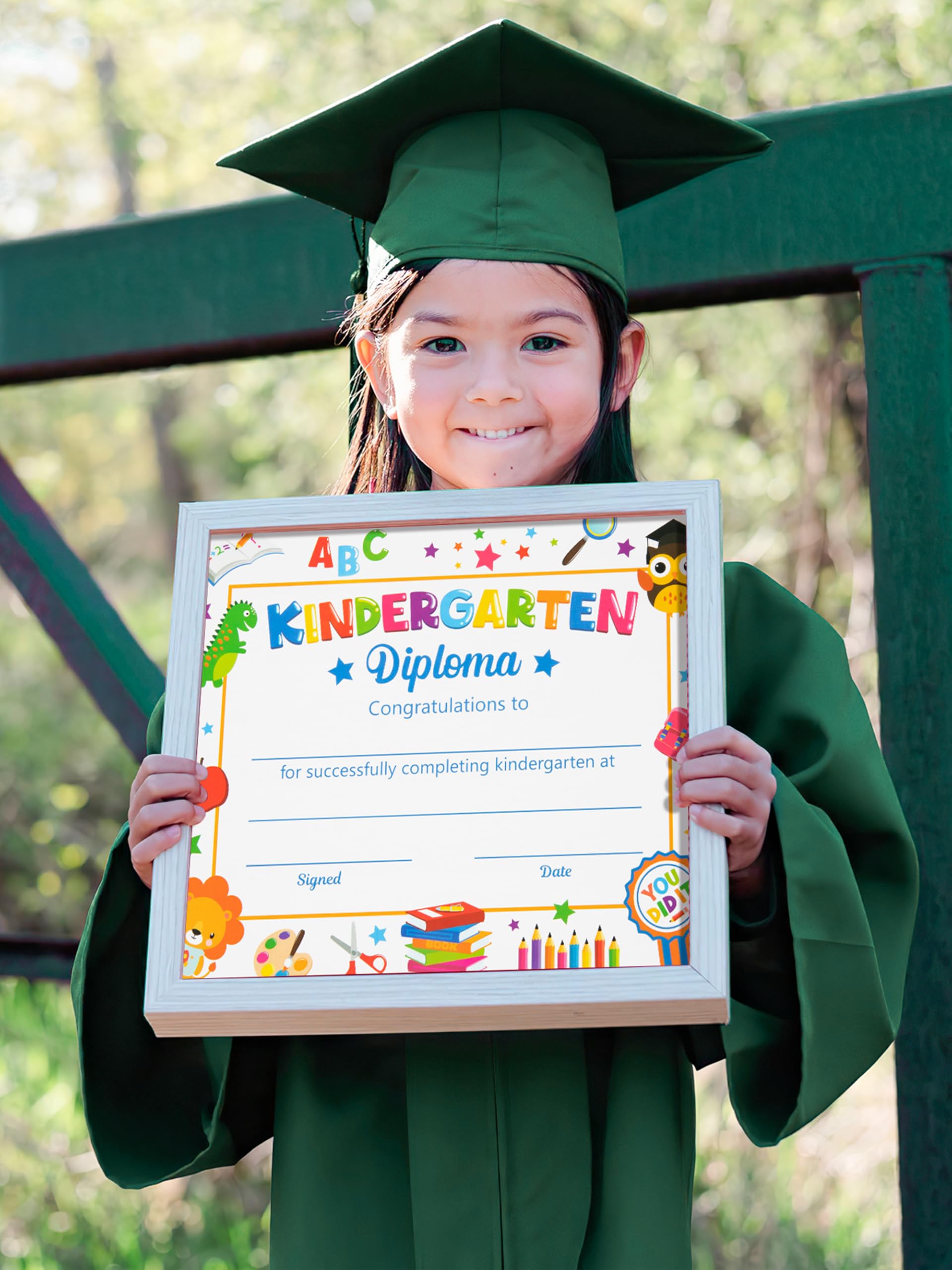 Snapklik.com : QZYL Kindergarten Graduation Cap And Gown Set, 2025 Kids ...
