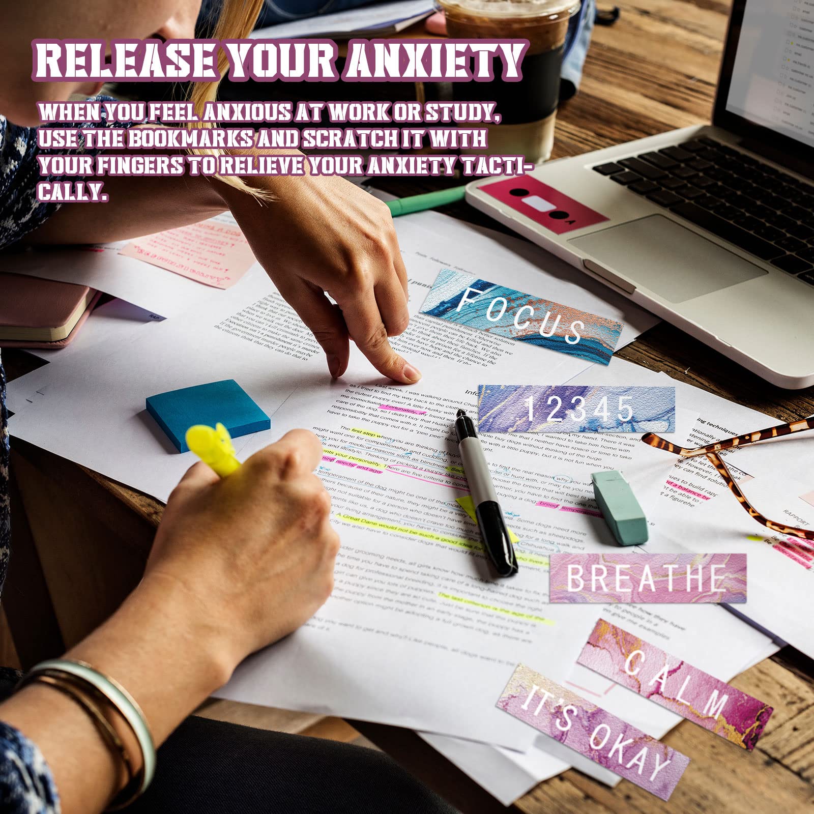 Snapklik.com : Crtiin 50 Pieces Anxiety Sensory Stickers For Anxiety ...