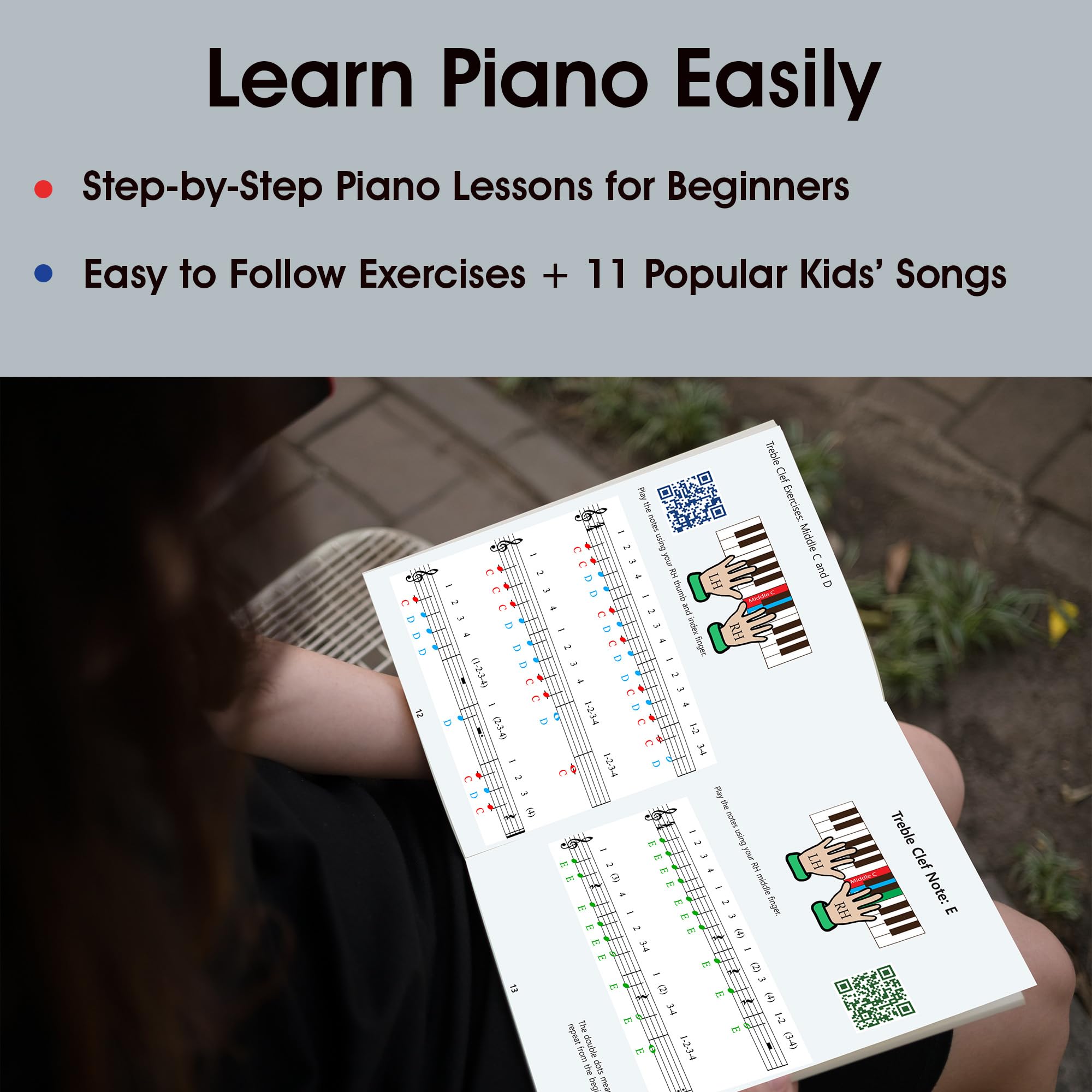 Snapklik.com : QMG Piano & Keyboard Note Chart