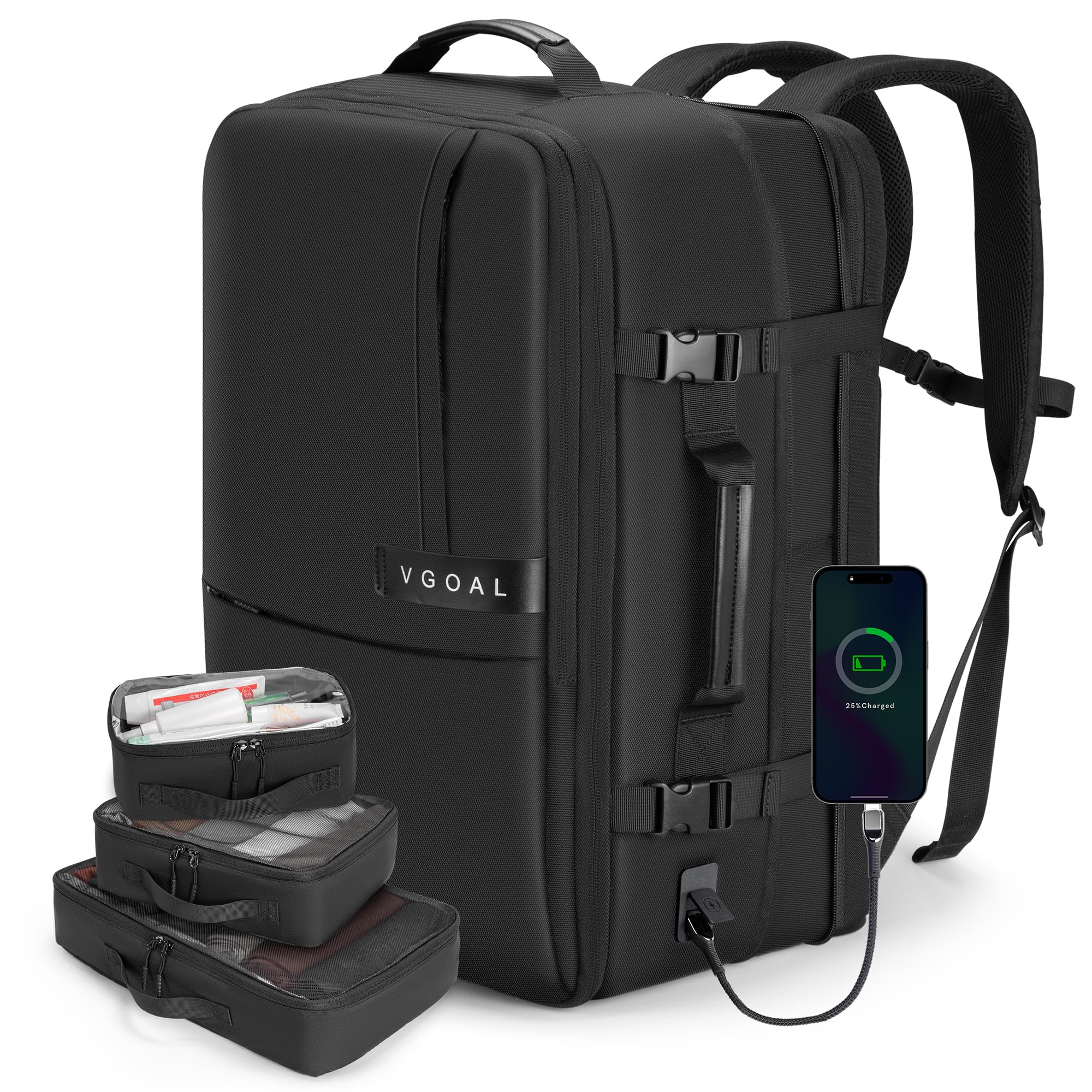 Amazon.com: VGOAL Carry on Backpack Flight Approved - Travel Backpack ...