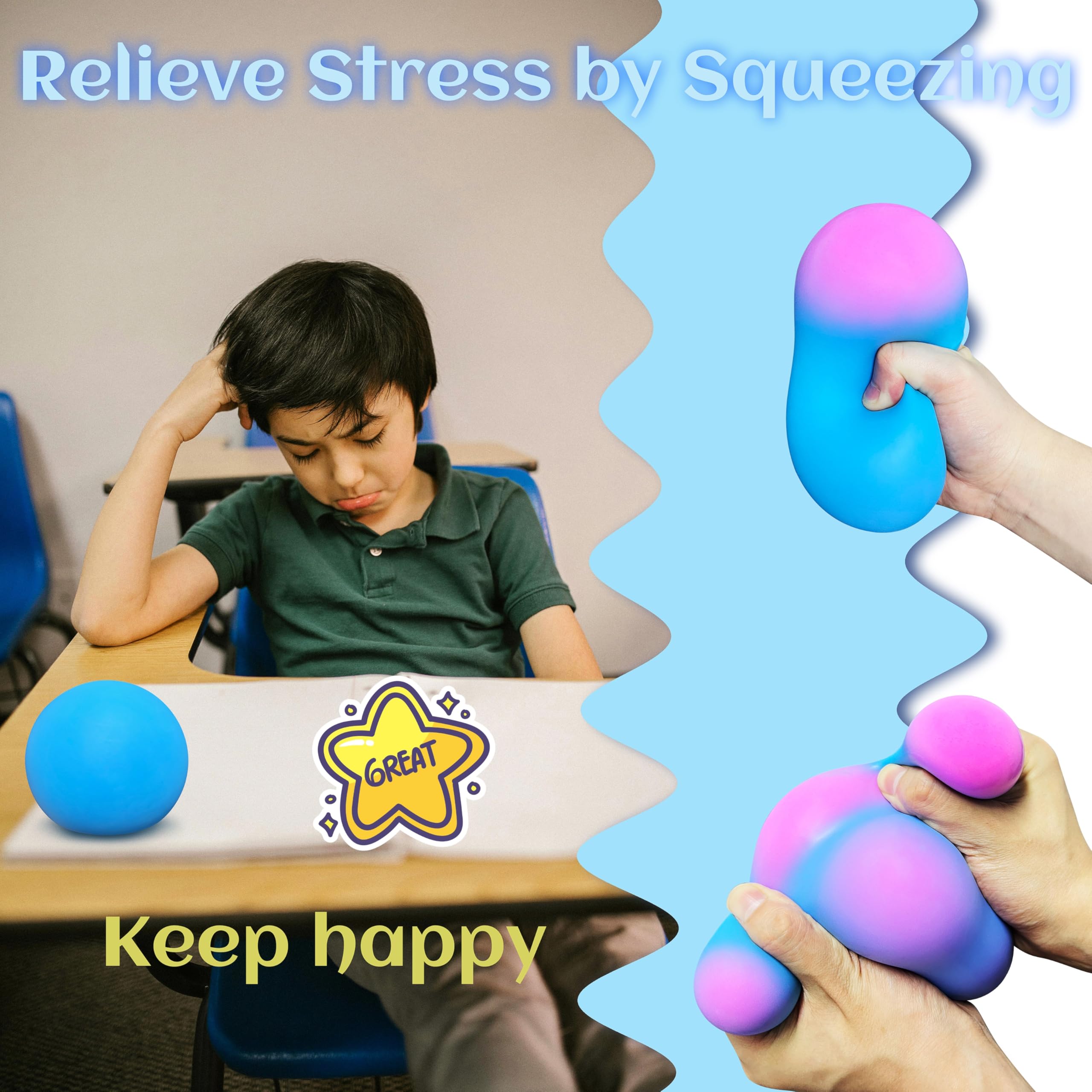 Disgusting Squishy Stress Ball Stress Relief Sensory Stress Balls By