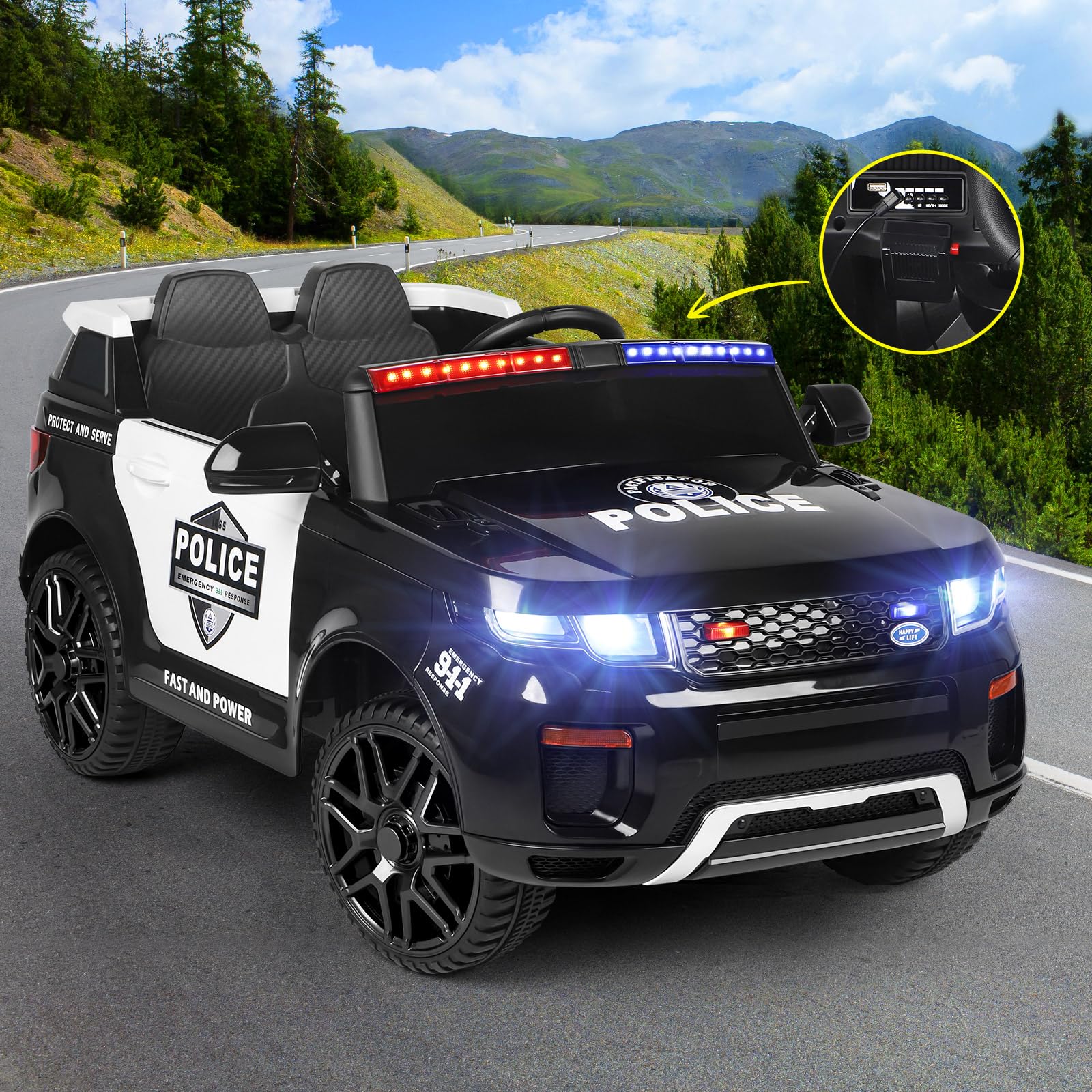 ALFORDSON Kids Ride On Car Remote Control, 12V Eletric Dual Motor ...