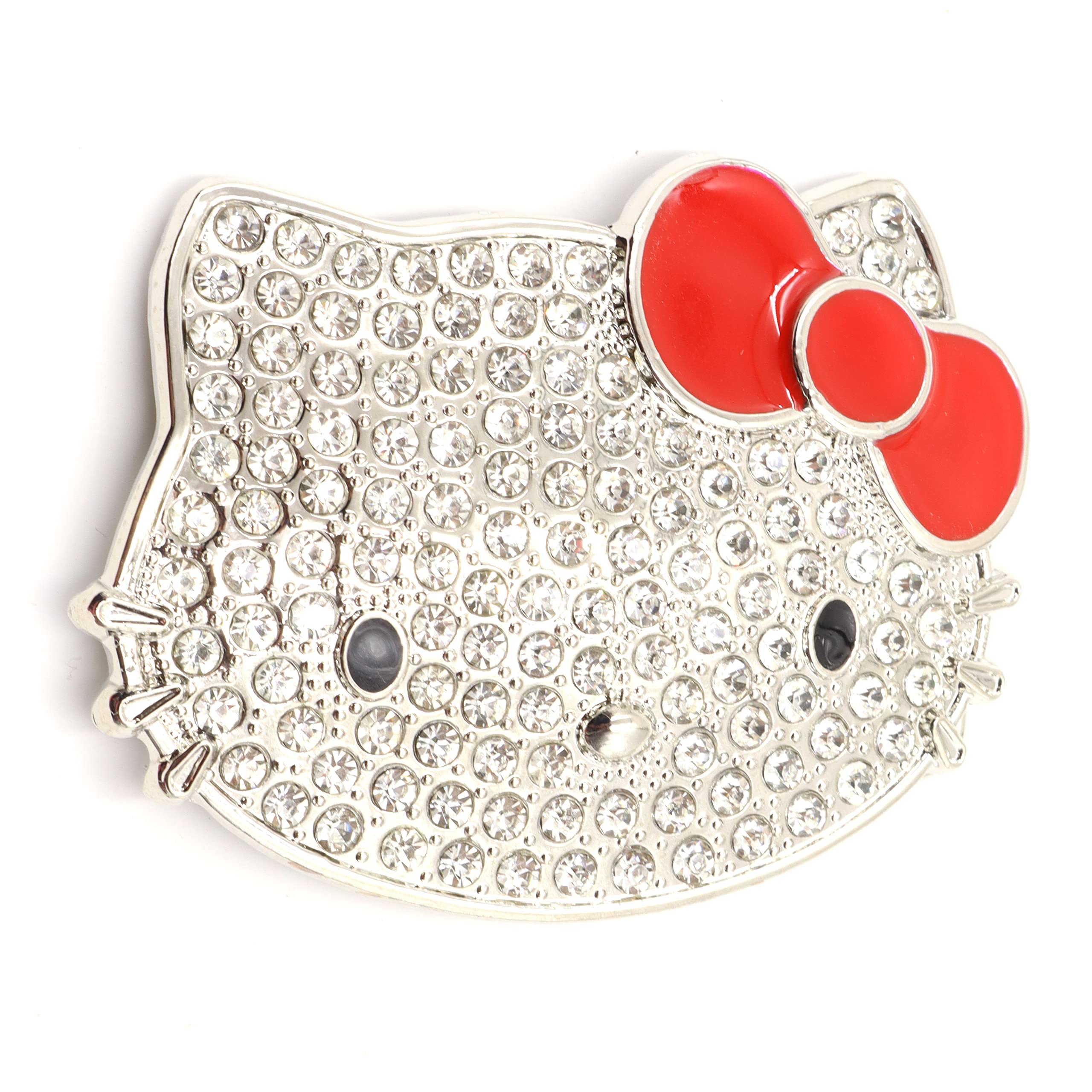 Amazon.com: Yippo Accessories Hello Kitty CZ Rhinestones Belt Buckle ...