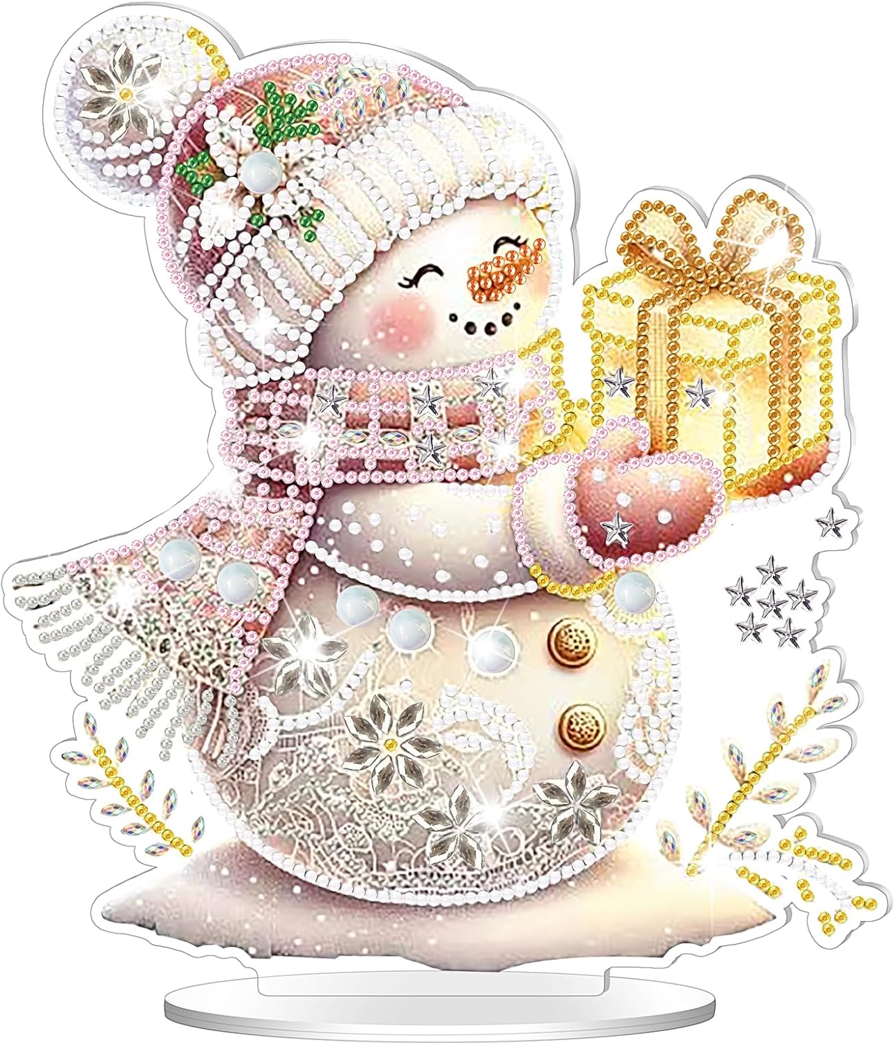 Christmas Diamond Painting Snowman Art Desktop Ornament Kits, DIY 5D ...