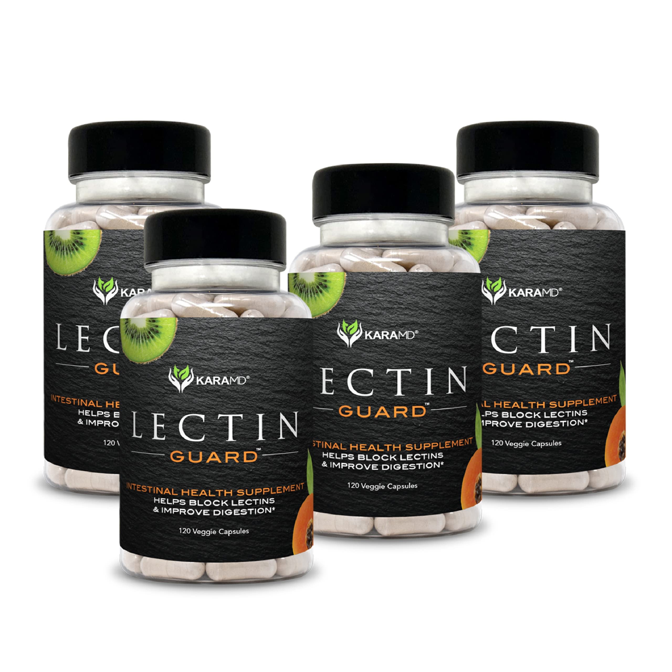 Karamd Lectin Guard Gut Health And Digestion Supplement With Slippery ...