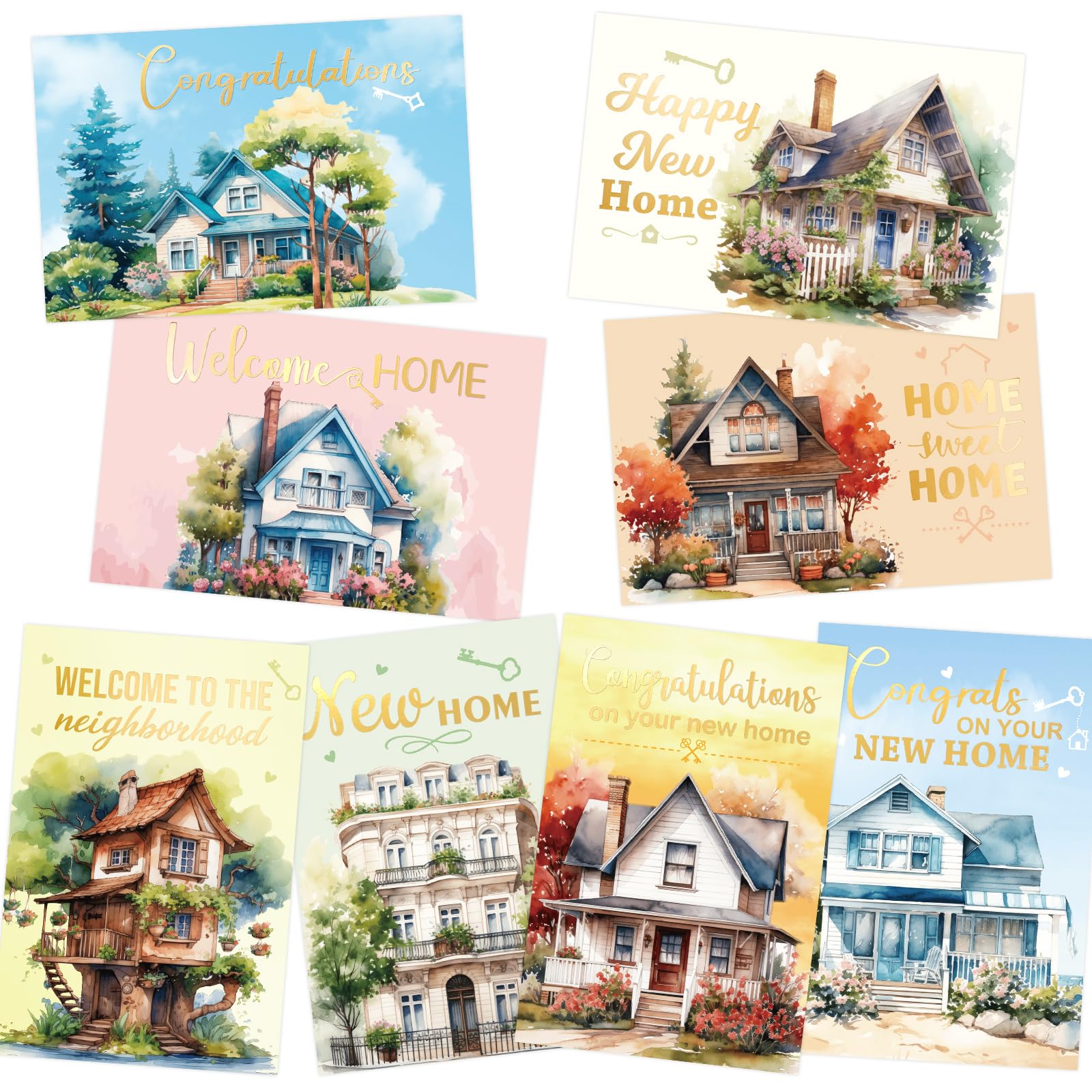 Buy ceiba tree Welcome to the Neighborhood cards 24Pack Housewarming ...