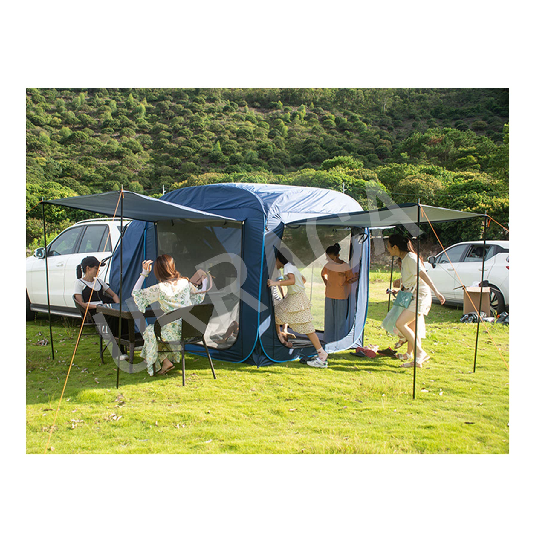 Amazon.co.jp: キャンプ テント 2022 防災対策 ハッチバックテント 車