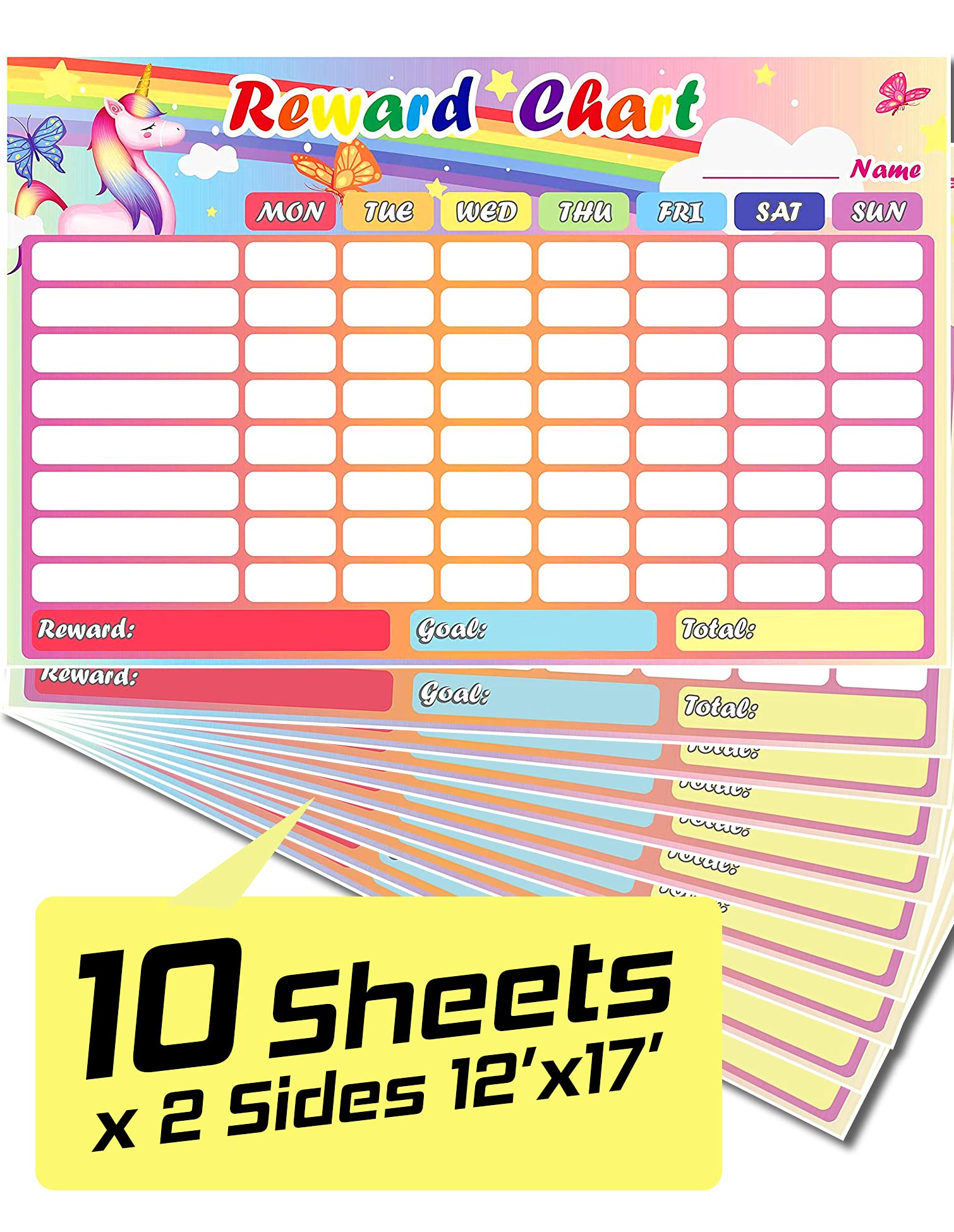 Seemey Reward Chart For Multiple Kids Chore Chart For Kids | Desertcart ...