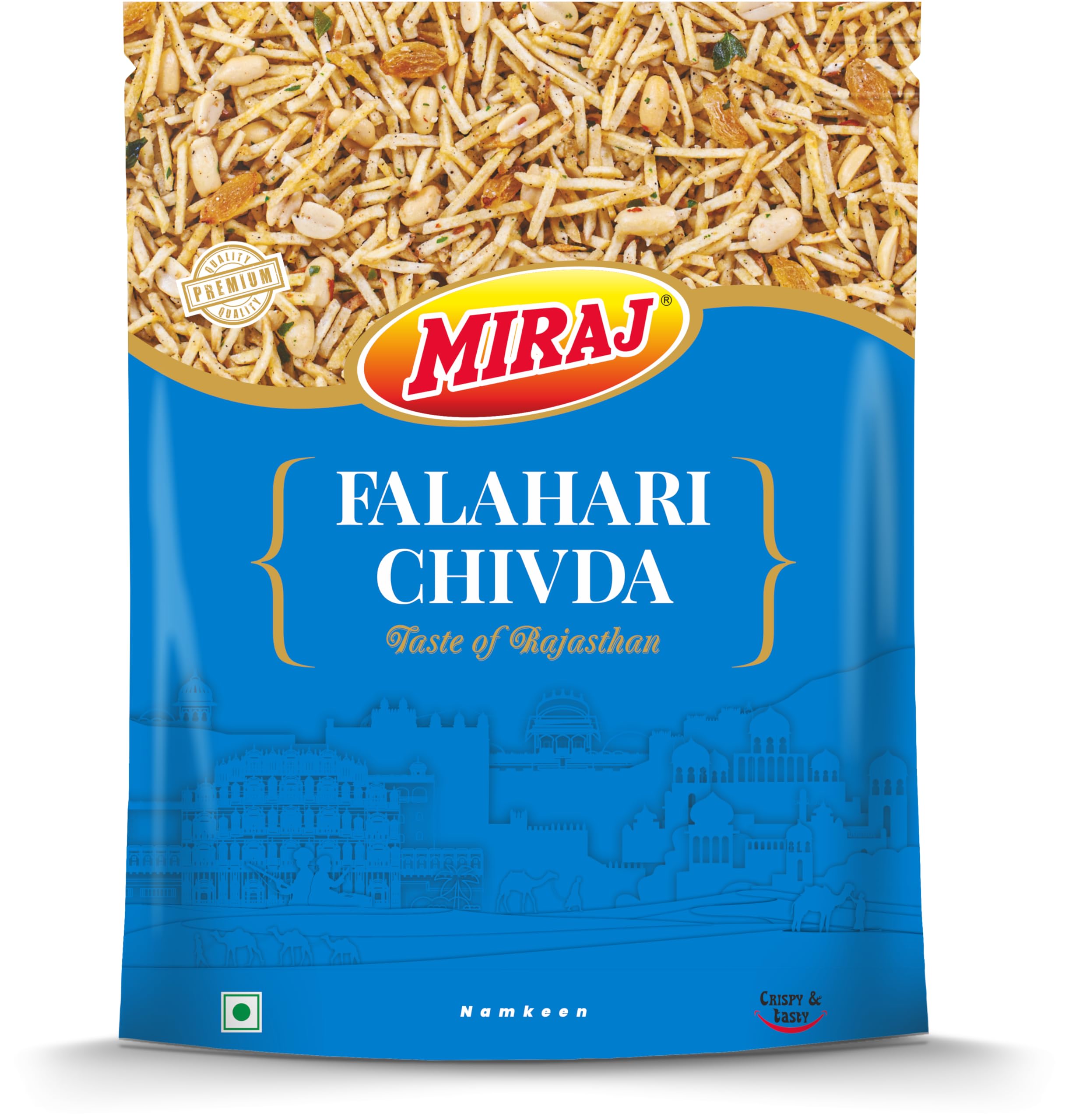 Buy Miraj Falahari Chivda Namkeen Sev for Fast - 400 G | Traditional ...