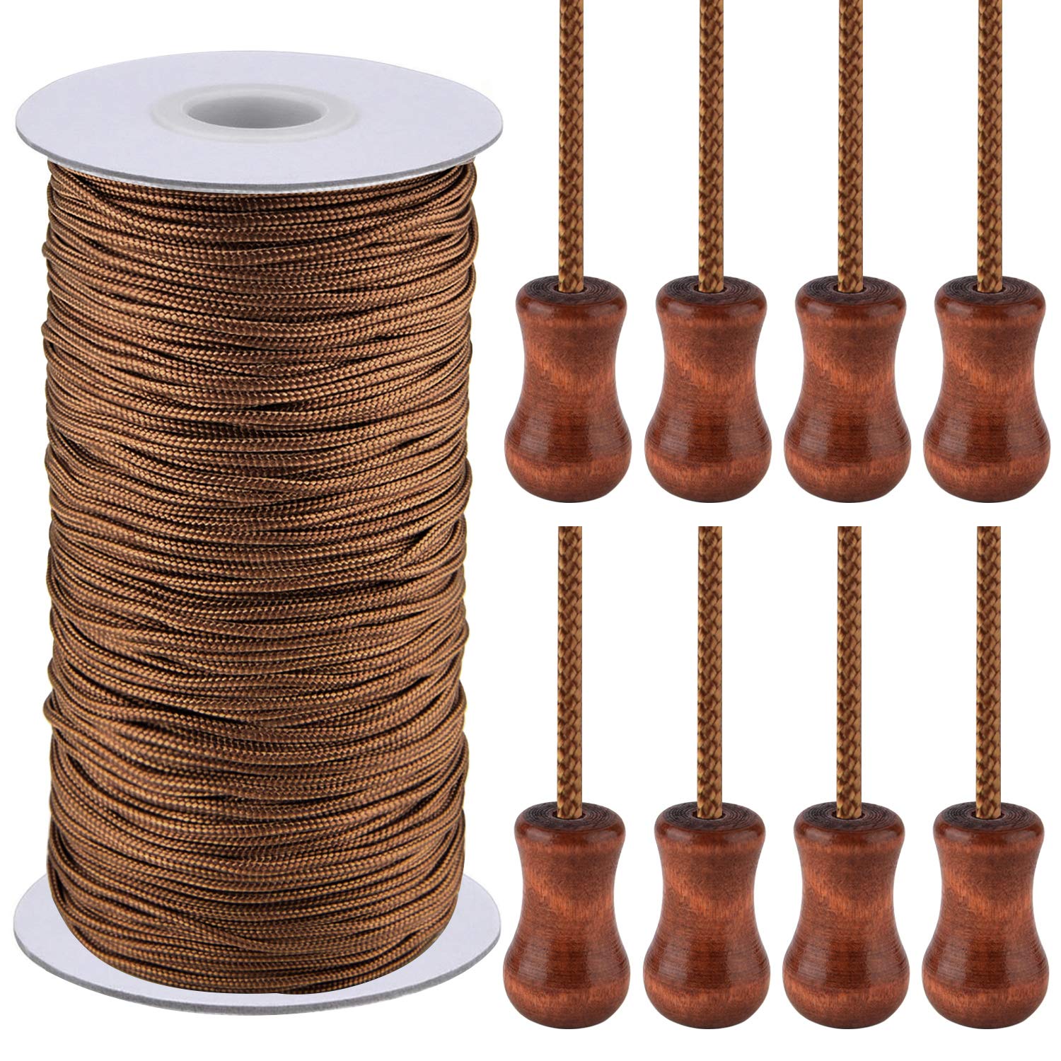 Amazon.com: SAYAYA 109 Yards Braided Nylon Lift Shade Cord with Wood ...