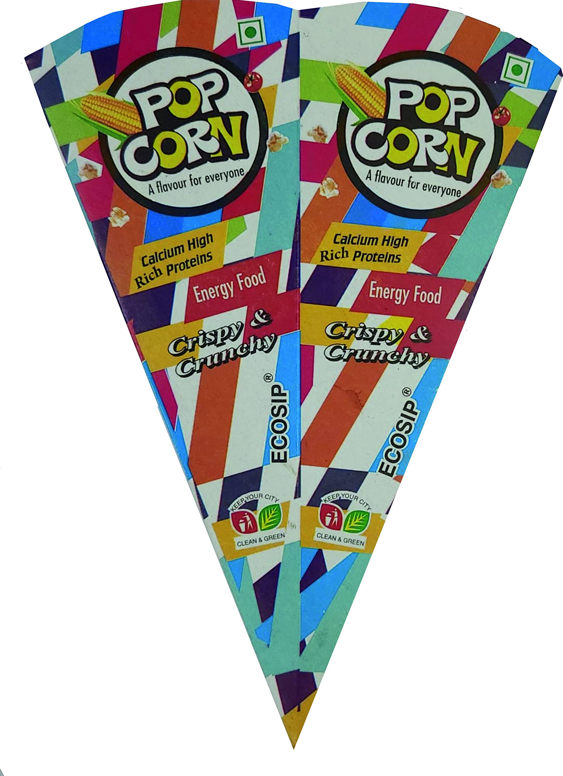 Ecosip Popcorn Cone Popcorn Keep Popcorn Tub Cups Paper Basket ...
