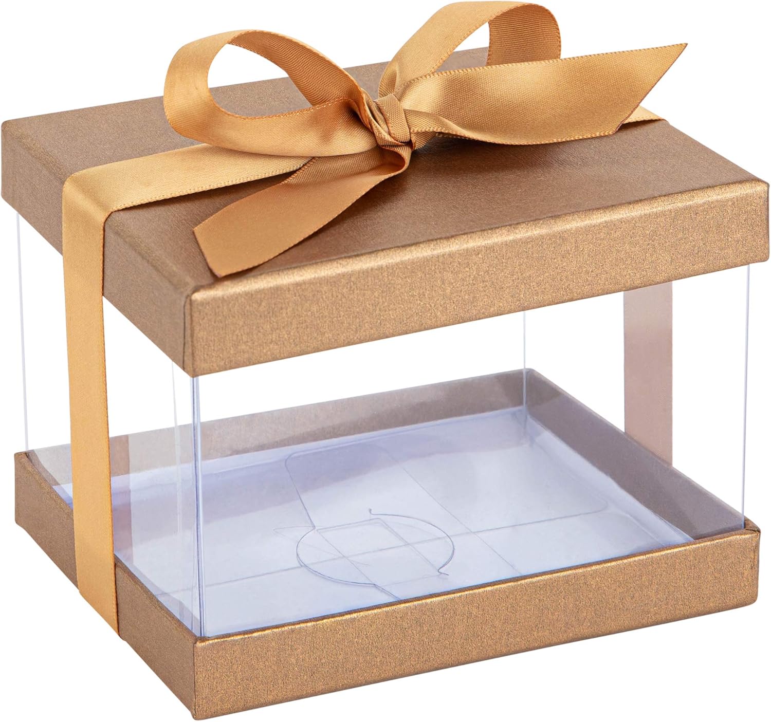Amazon.com: Hammont Gift Box - 6 Pack Clear Boxes for Gifts, Cakes ...
