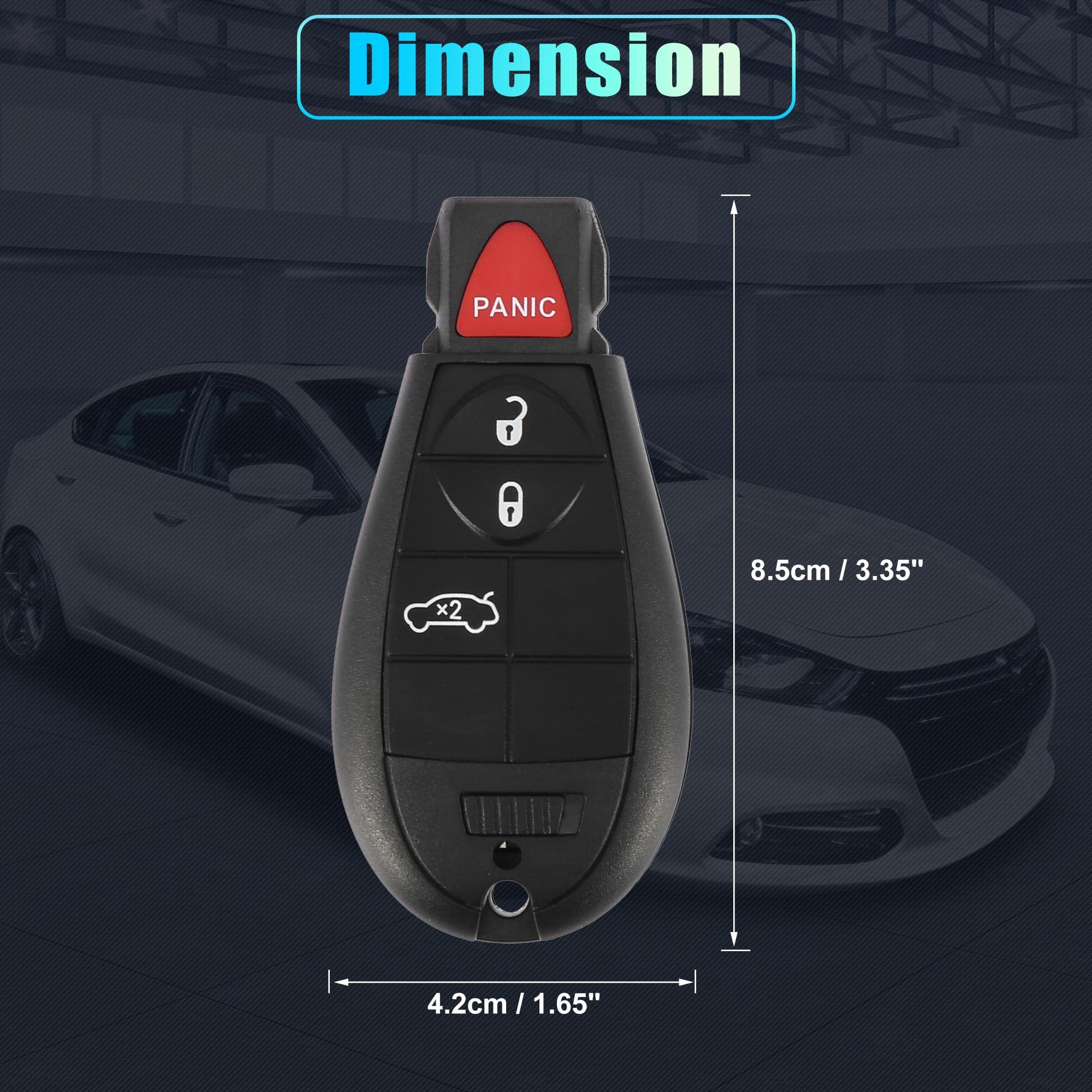 Dodge Dart 2013-2016 Remote Replacement Keyless Remote Car For Dodge ...